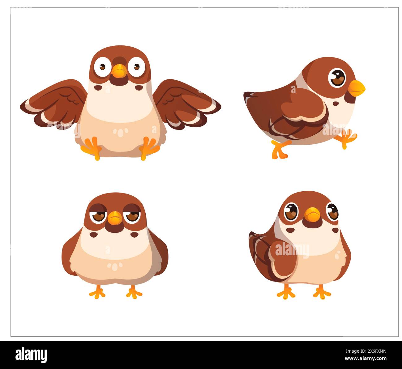 Cartoon flying bird hi-res stock photography and images - Alamy