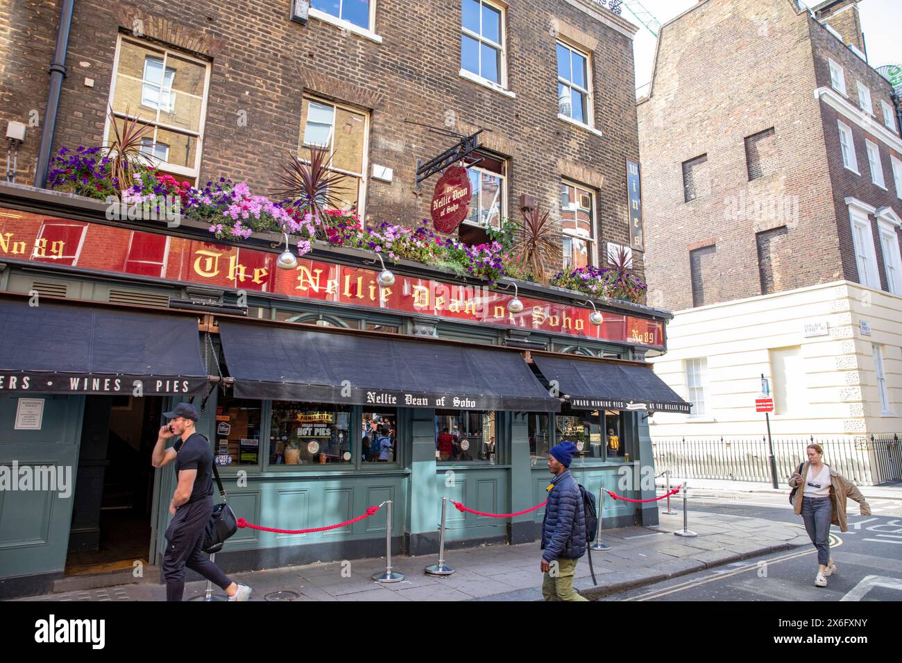 The Nellie Dean of Soho, London pub public house in Dean Street central ...