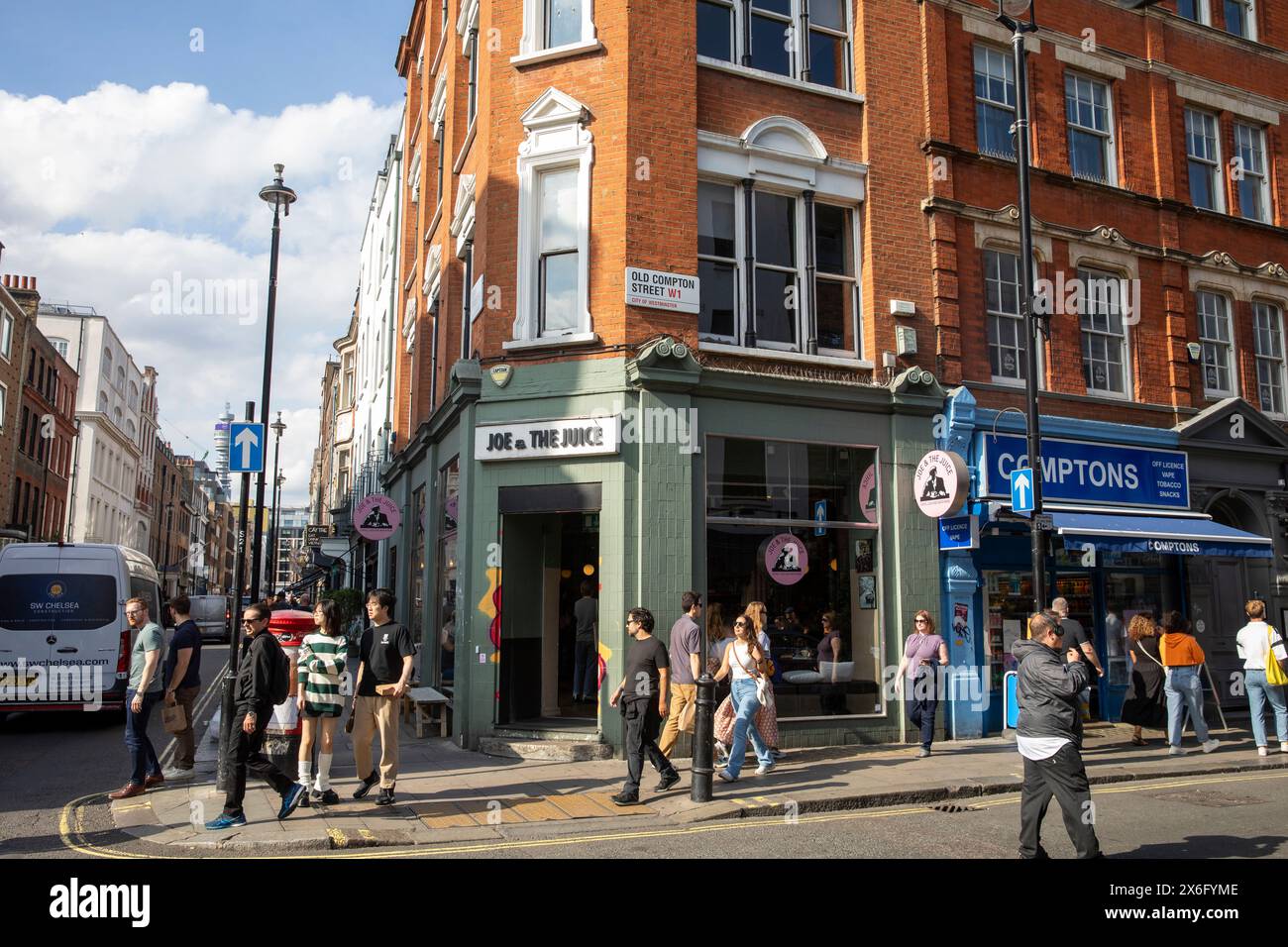 Old compton street london england hi-res stock photography and images ...