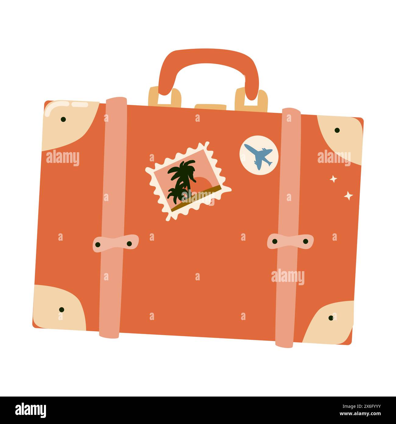 Cartoon suitcase Cut Out Stock Images & Pictures - Alamy
