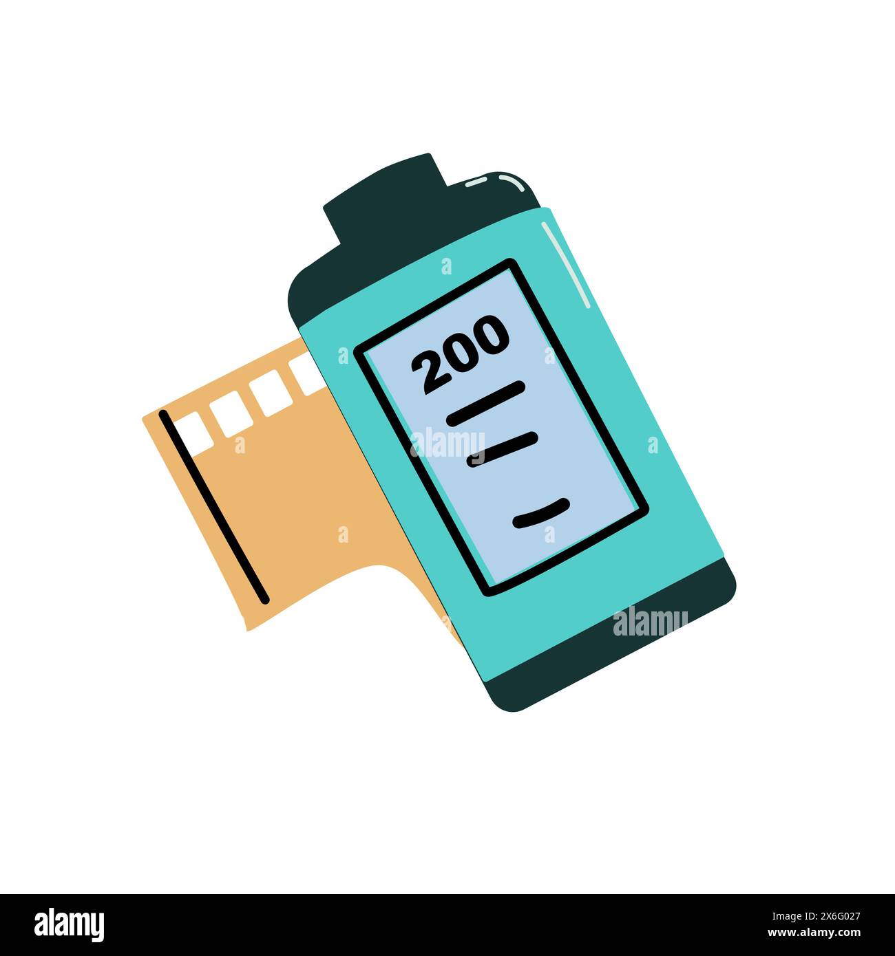 90s retro element film vector illustration for camera with negative ...