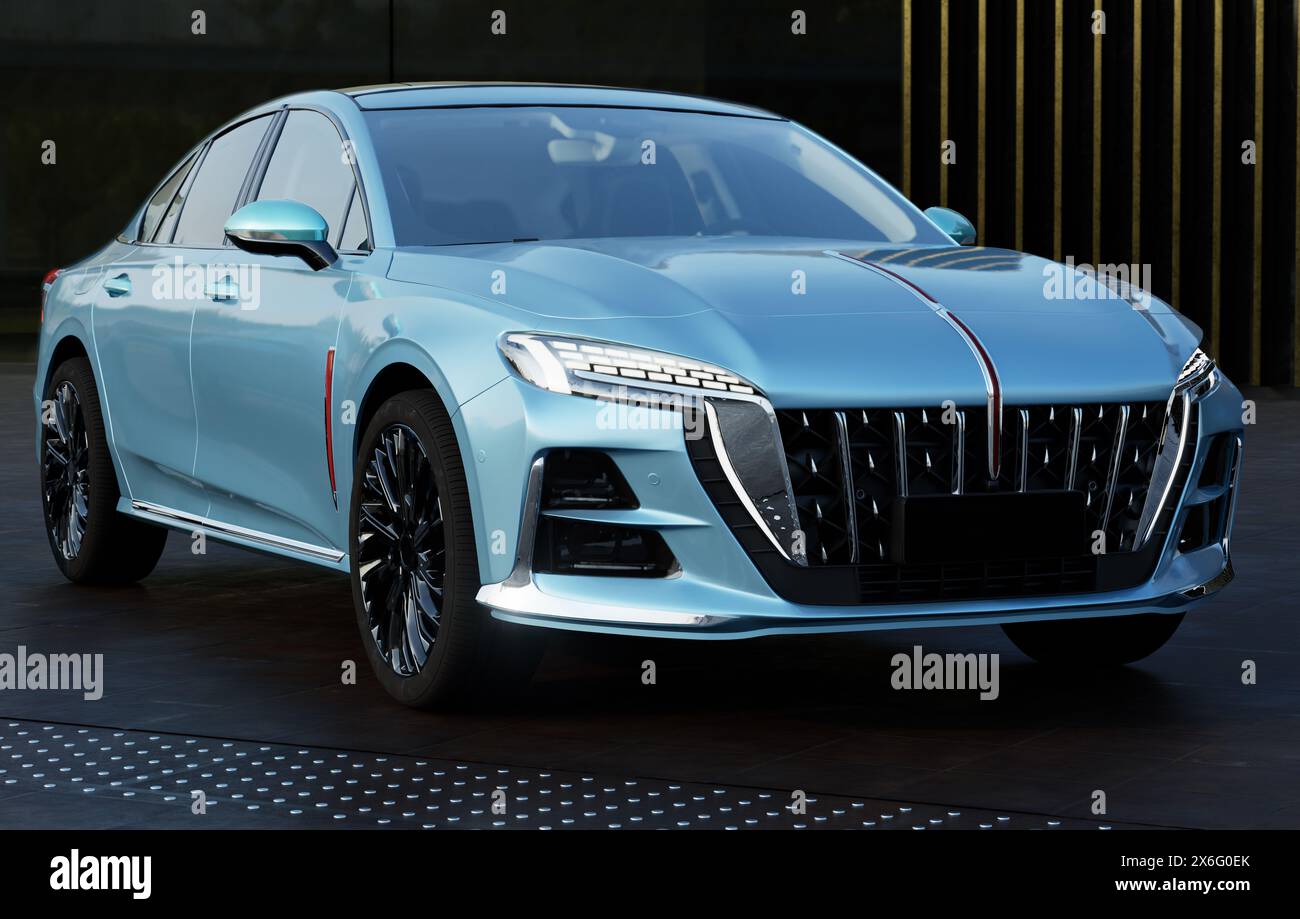 Hongqi H9 - Chinese S-Class Stock Photo - Alamy