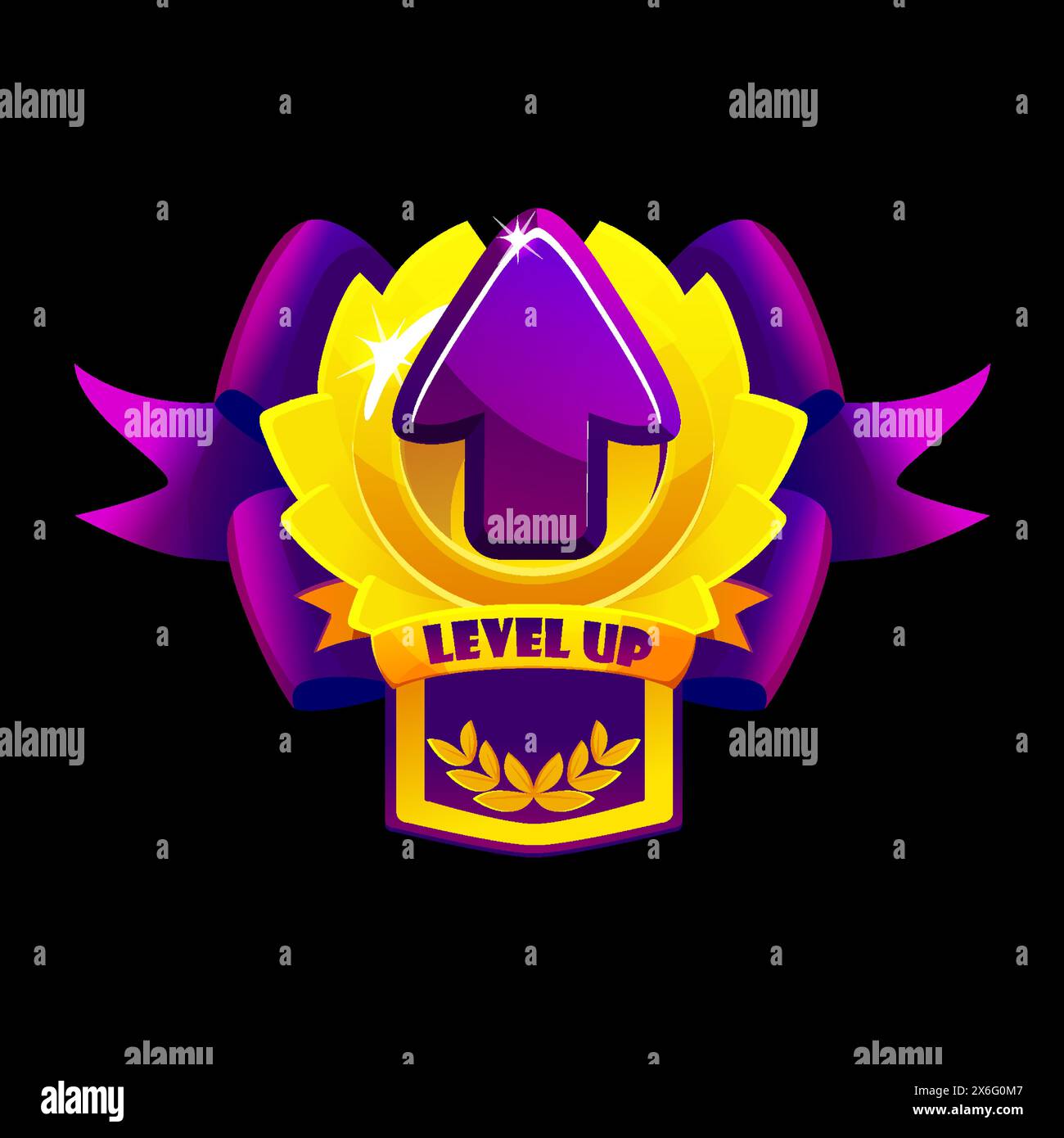 Level up complete game Stock Vector Images - Alamy