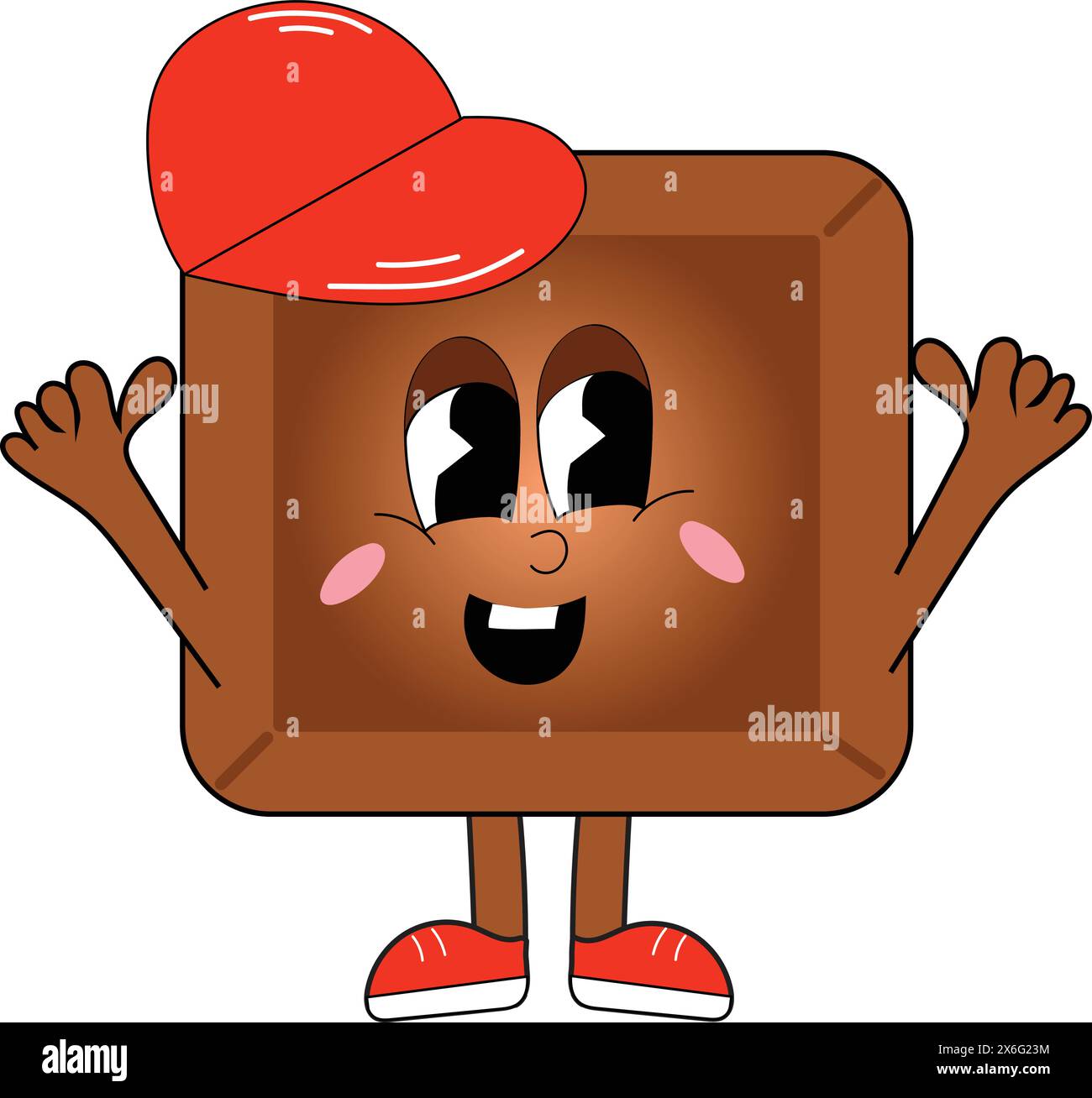 Retro groovy sweet chocolate hi-res stock photography and images - Alamy