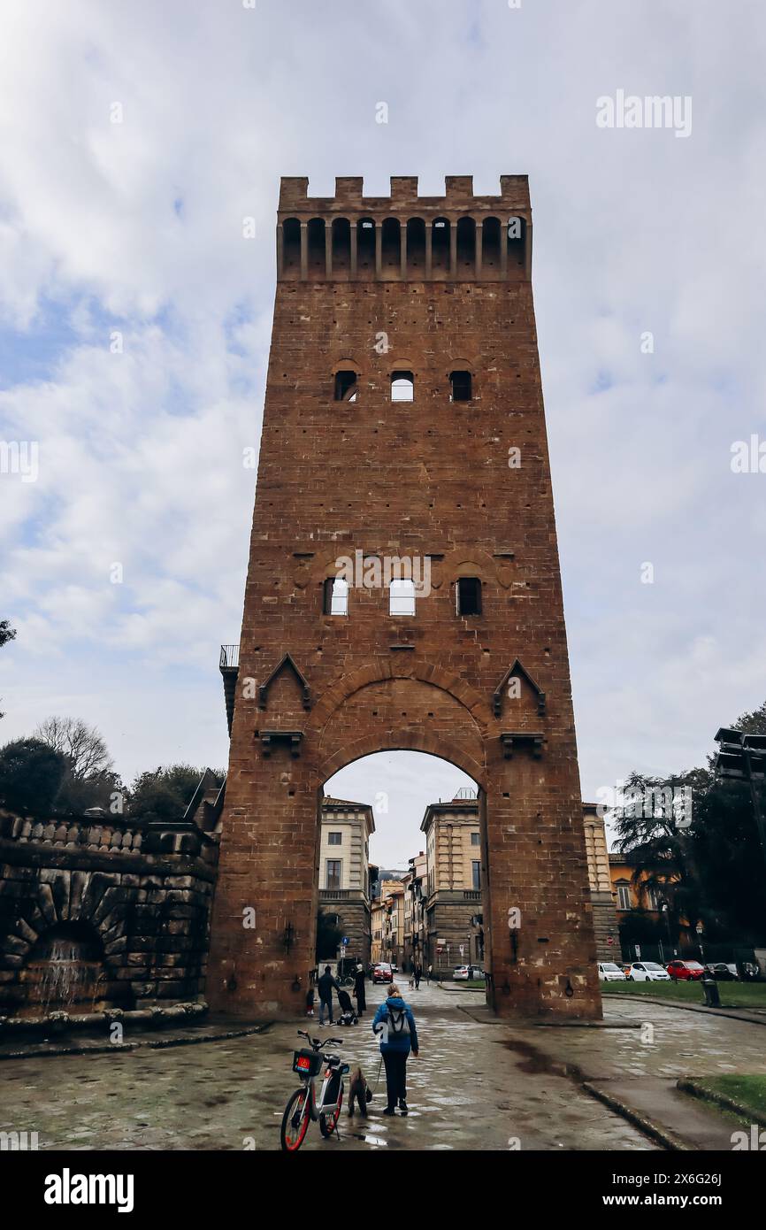 Porta San Niccolo, a towering stone gate from Florence's 1300s ...