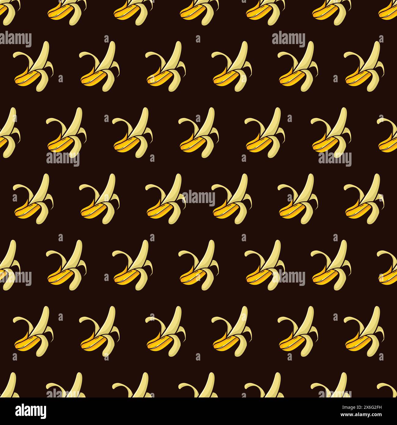 seamless repeat banana. Banana Vector Illustration Stock Vector Image & Art - Alamy