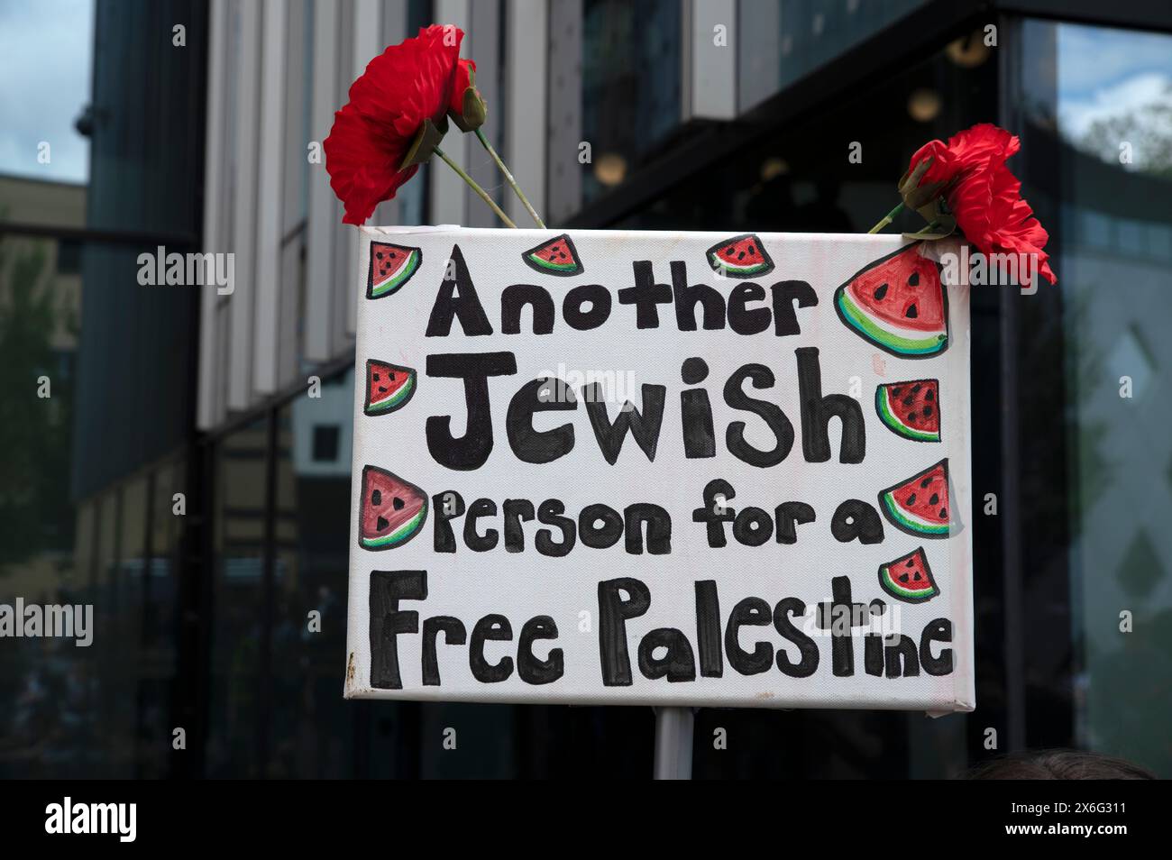 Billboard Another Jewish Person For A Free Palestine At The Student ...