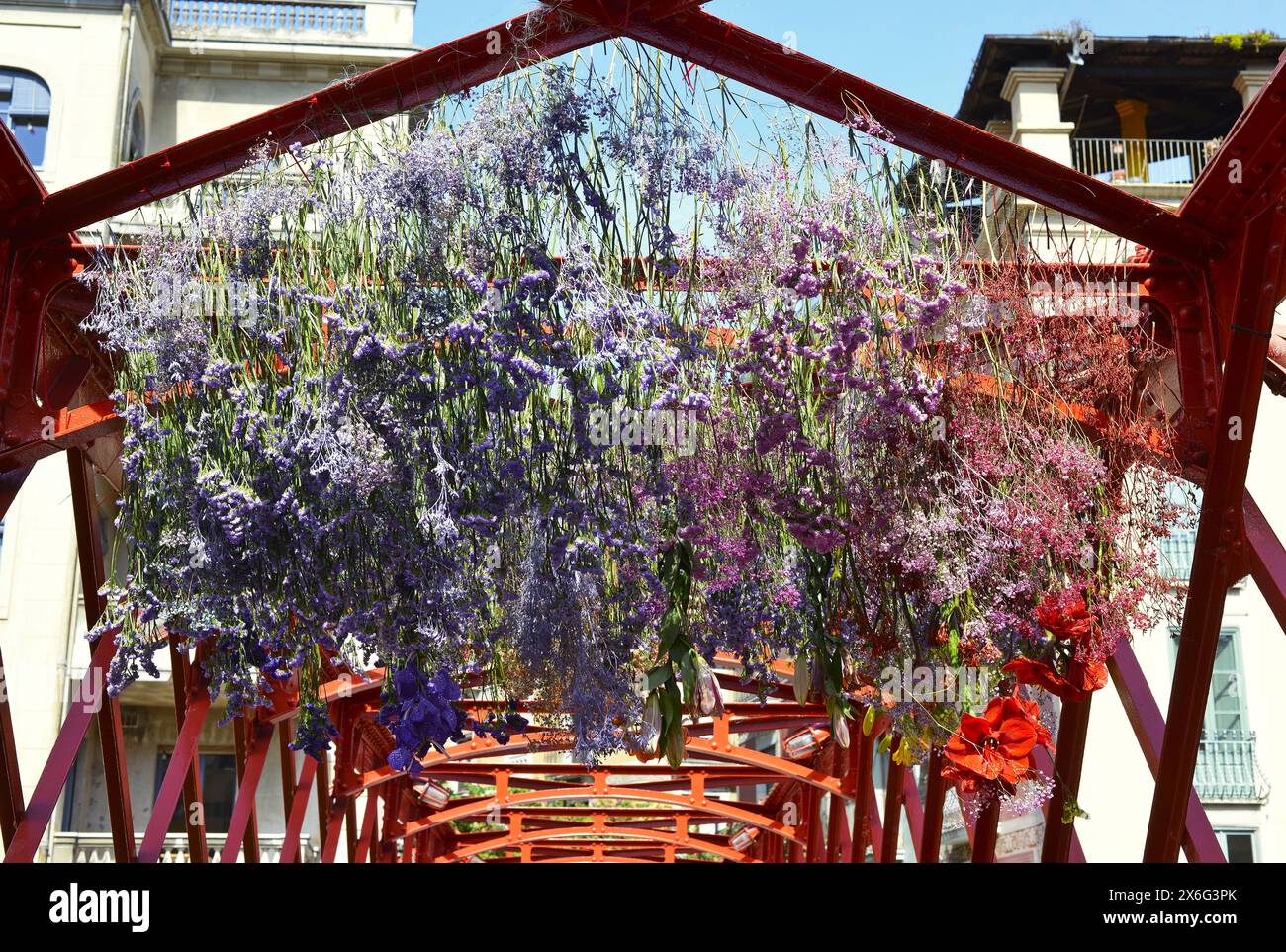 Exhibition Time of Flowers of Gerona-2024, Catalonia, Spain Stock Photo ...