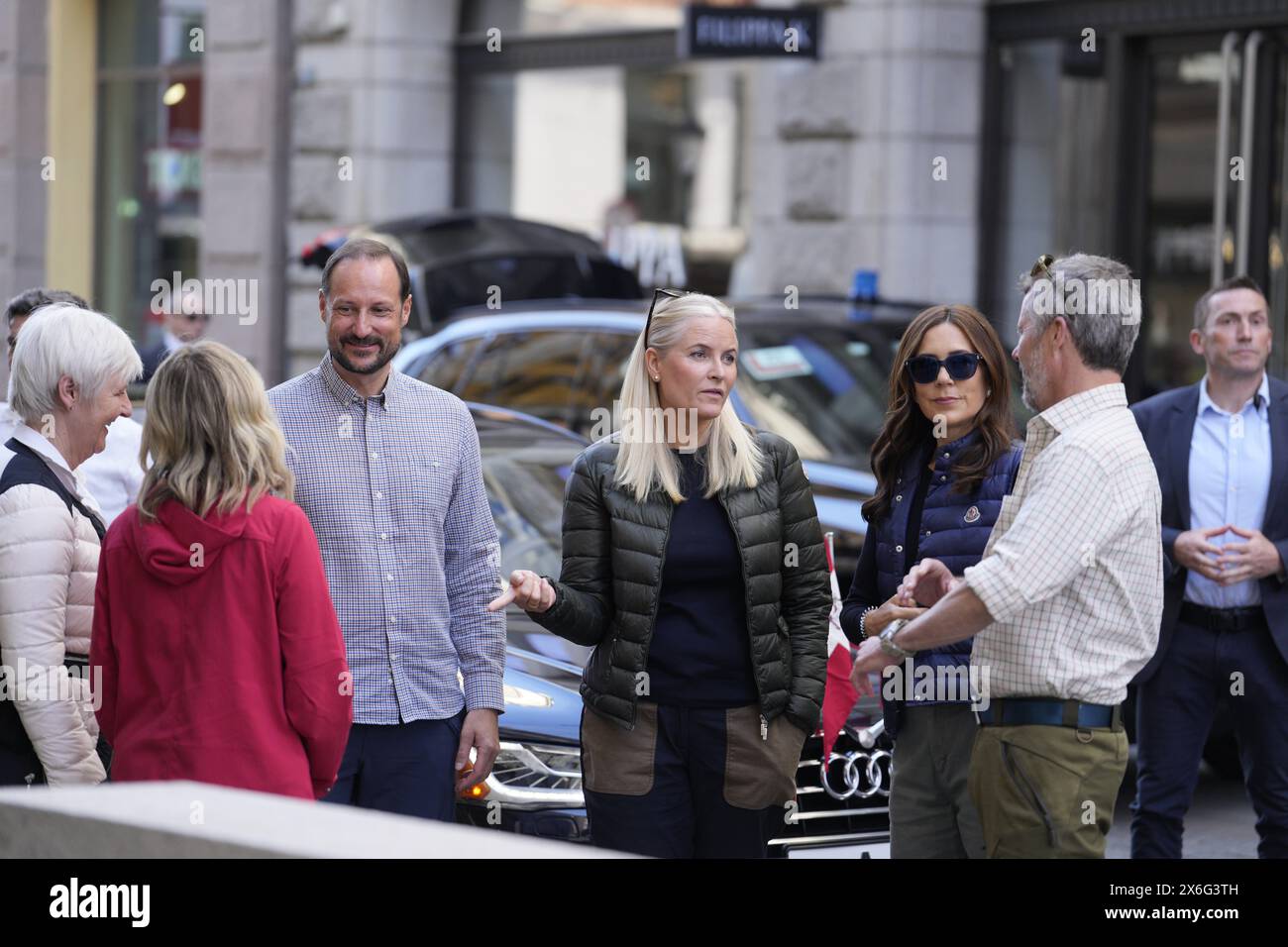 Oslo 20240515.King Frederik and Queen Mary of Denmark during the Danish royal couple's official ...