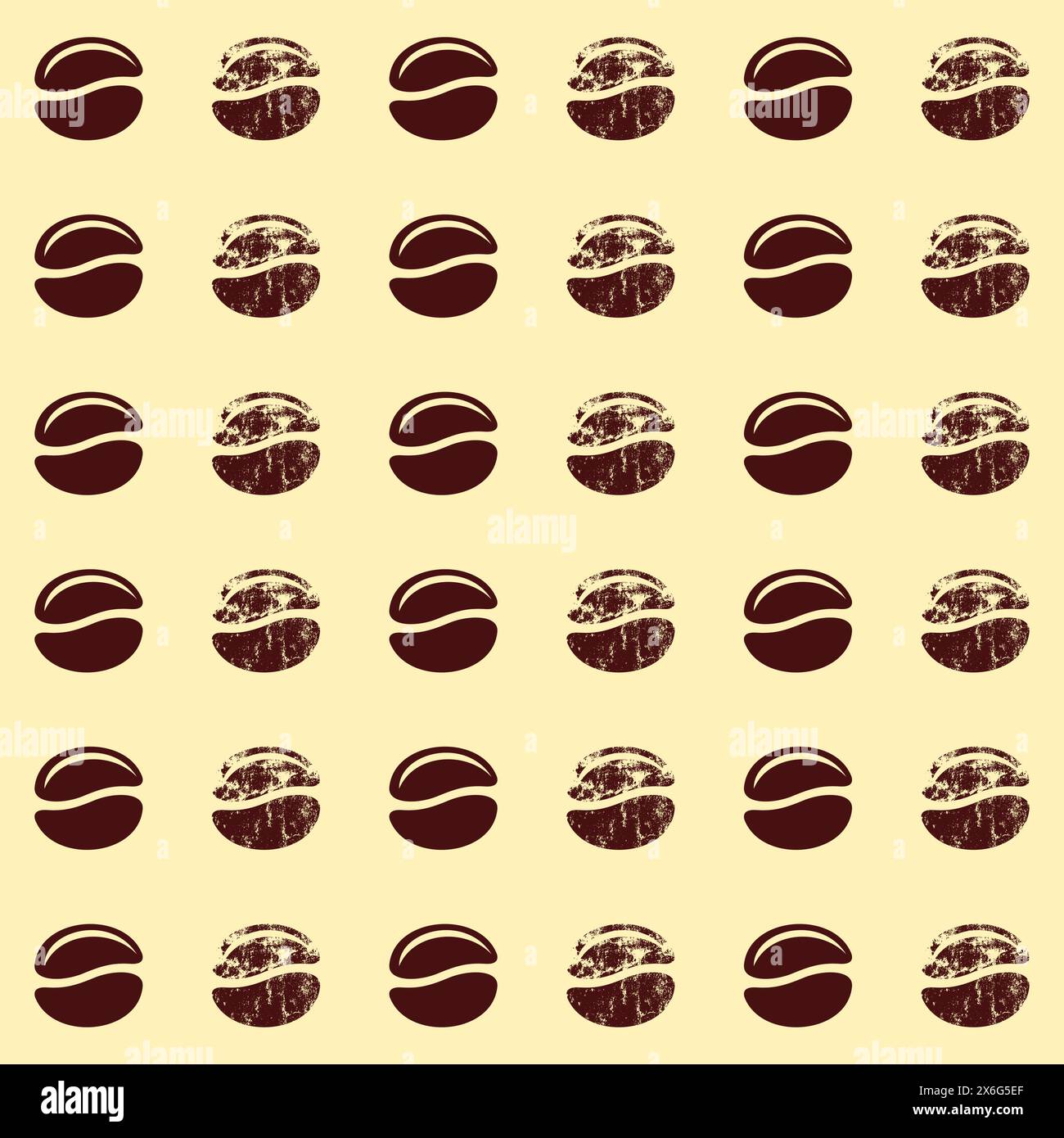 Seamless pattern with coffee beans, coffee background Stock Vector ...