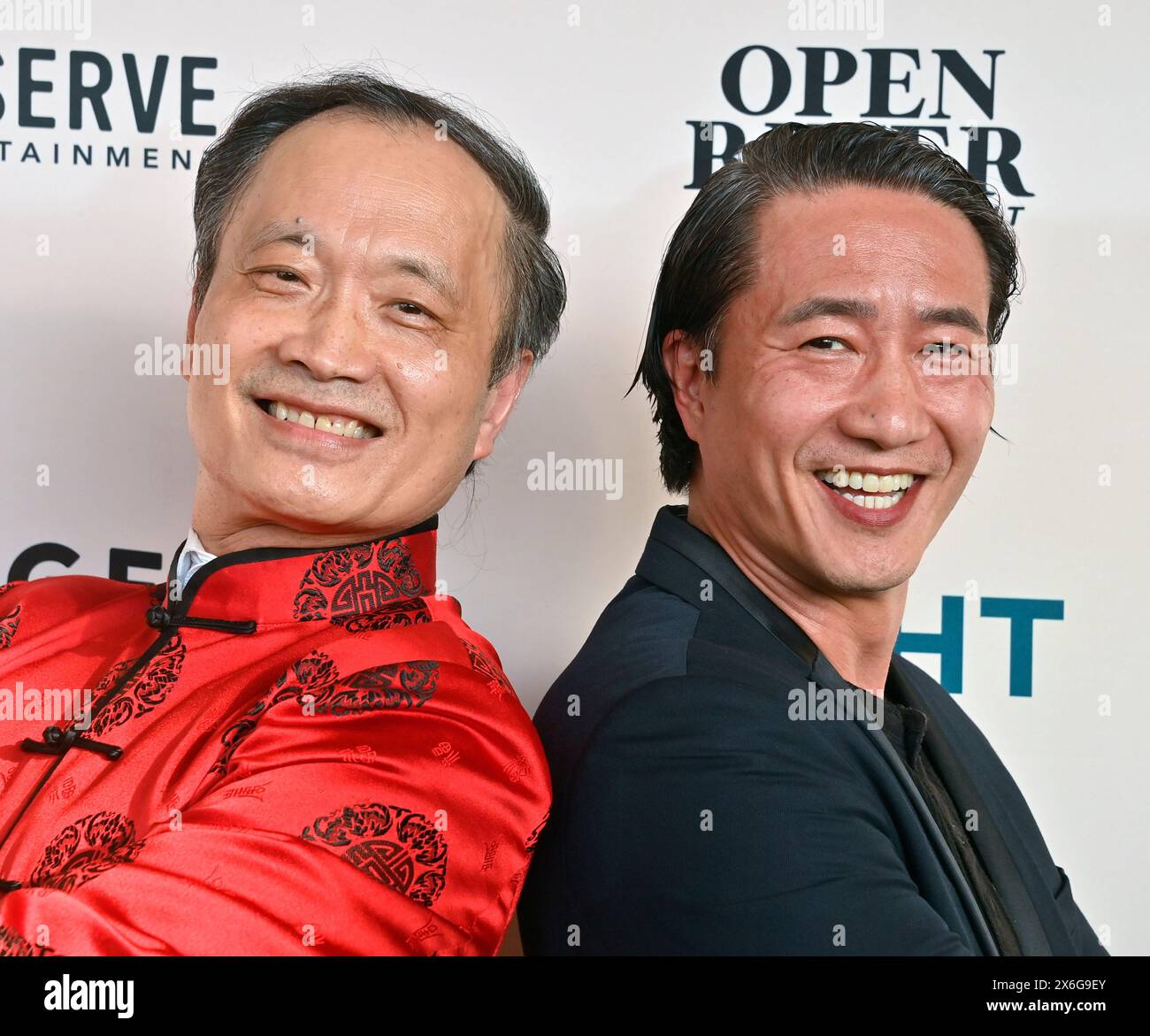 Los Angeles, United States. 14th May, 2024. Cast member Terry Chen (R ...