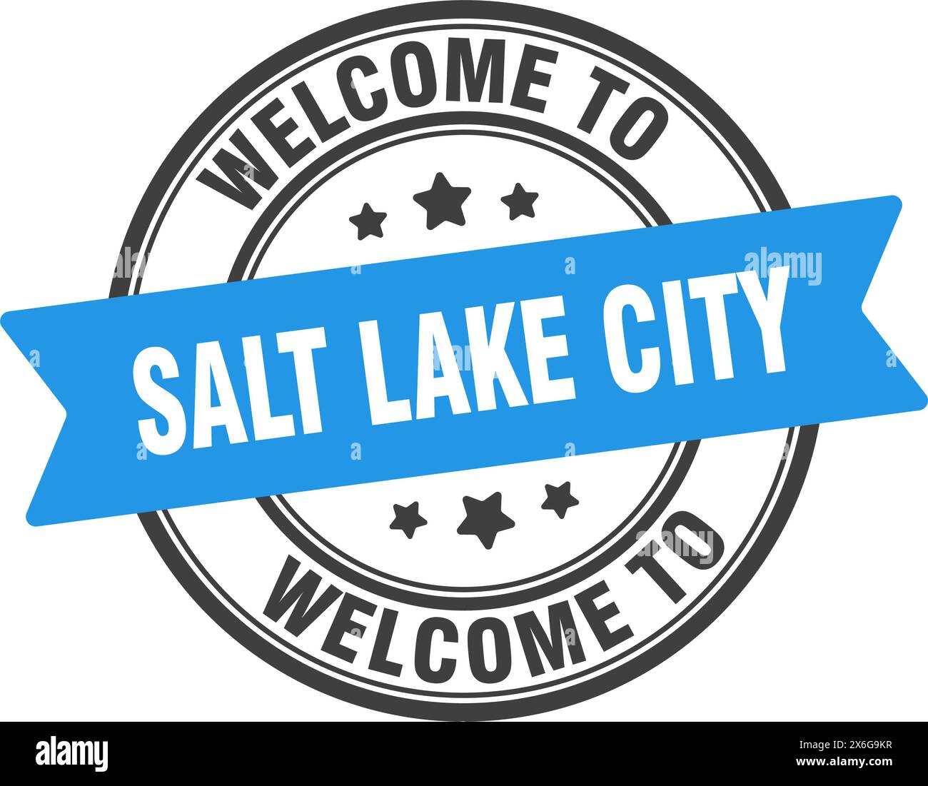Welcome to Salt Lake City stamp. Salt Lake City round sign isolated on ...