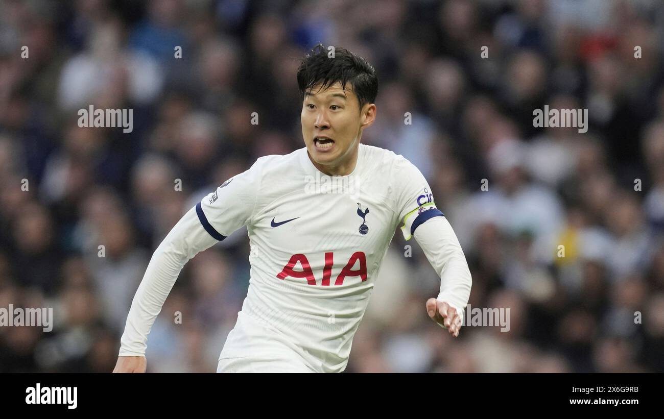 Tottenham's Son Heung-min during the English Premier League soccer ...