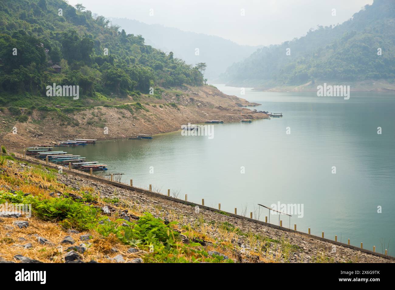 Nakhon Nayok, Thailand - March 2, 2024 : Landscape in Khun Dan Prakan ...