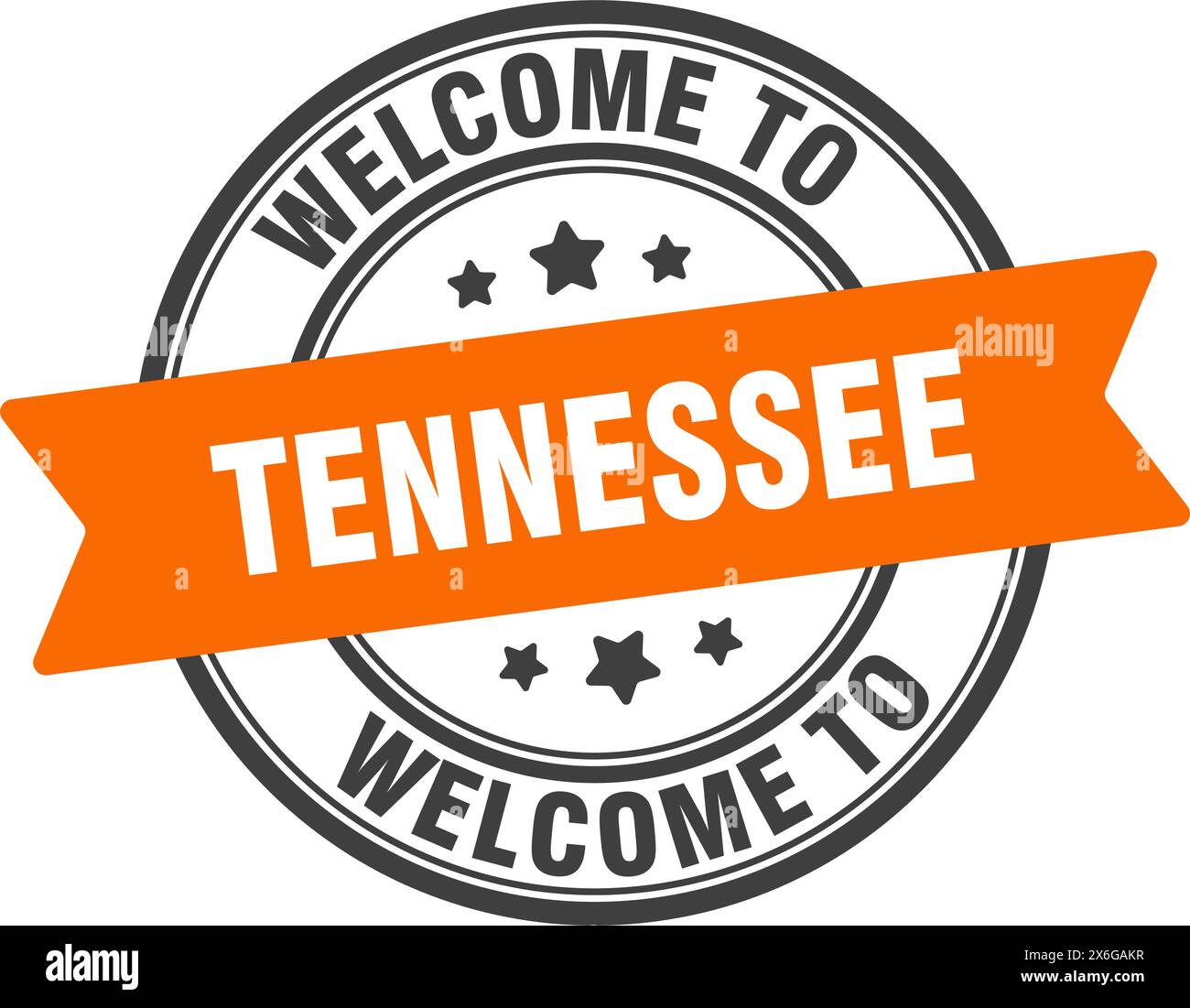 Welcome to Tennessee stamp. Tennessee round sign isolated on white ...