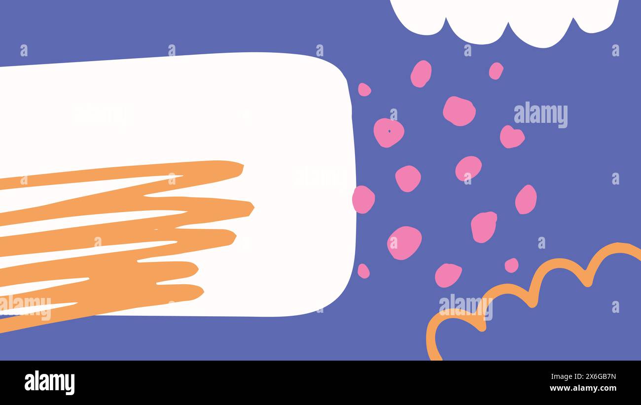 Seamless abstract and creative pattern background with shapes. random ...