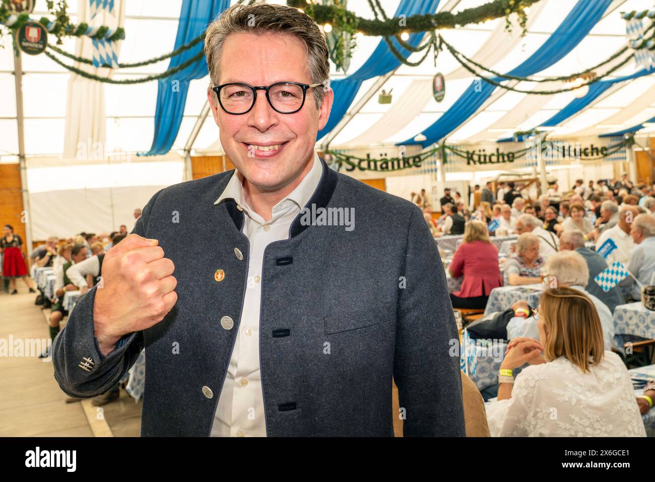 Markus Blume, CSU, Wissenschaftsminister, Europawahlkampf bei der ...
