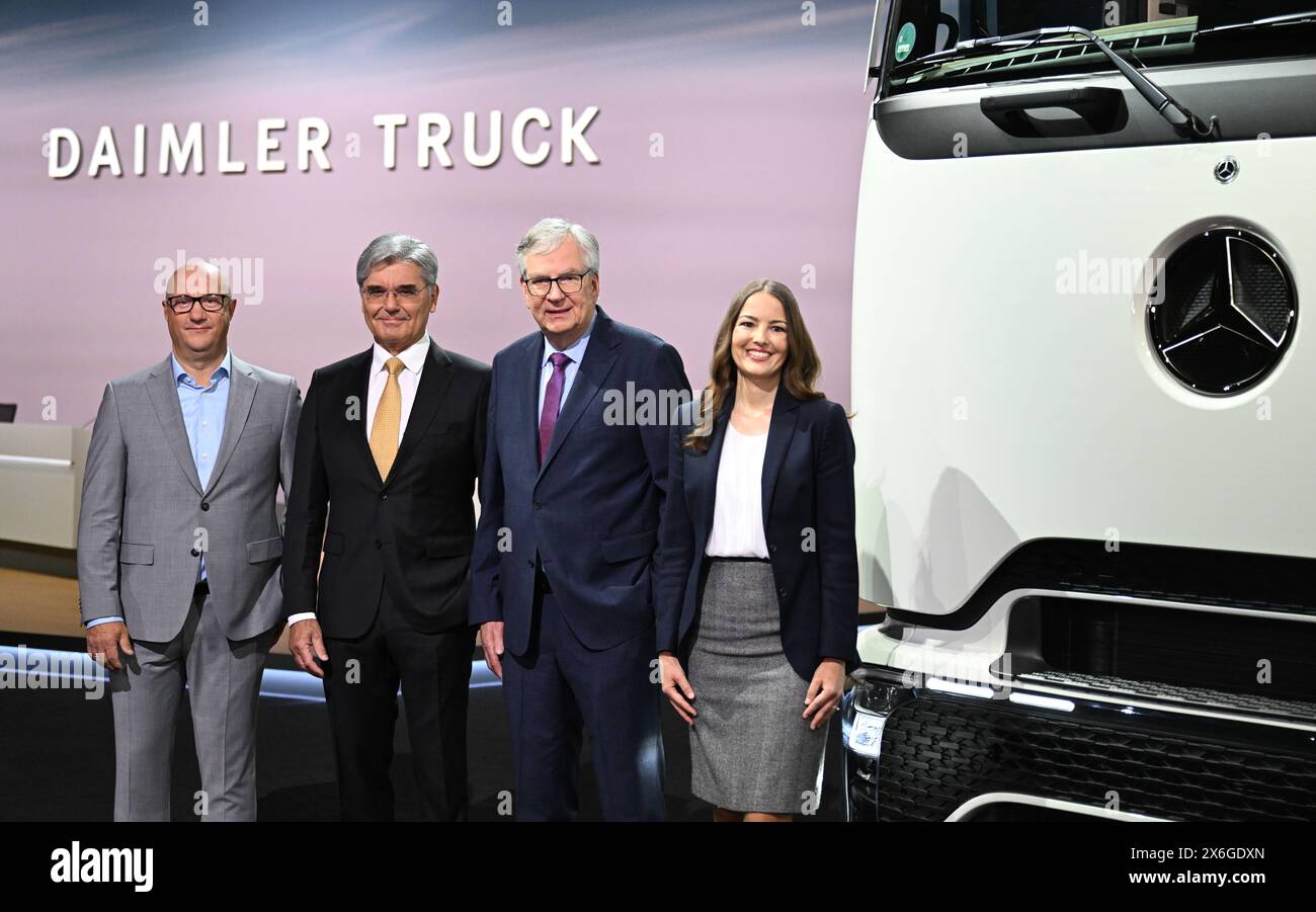 Stuttgart, Germany. 15th May, 2024. Michael Brecht (l-r), Chairman of ...