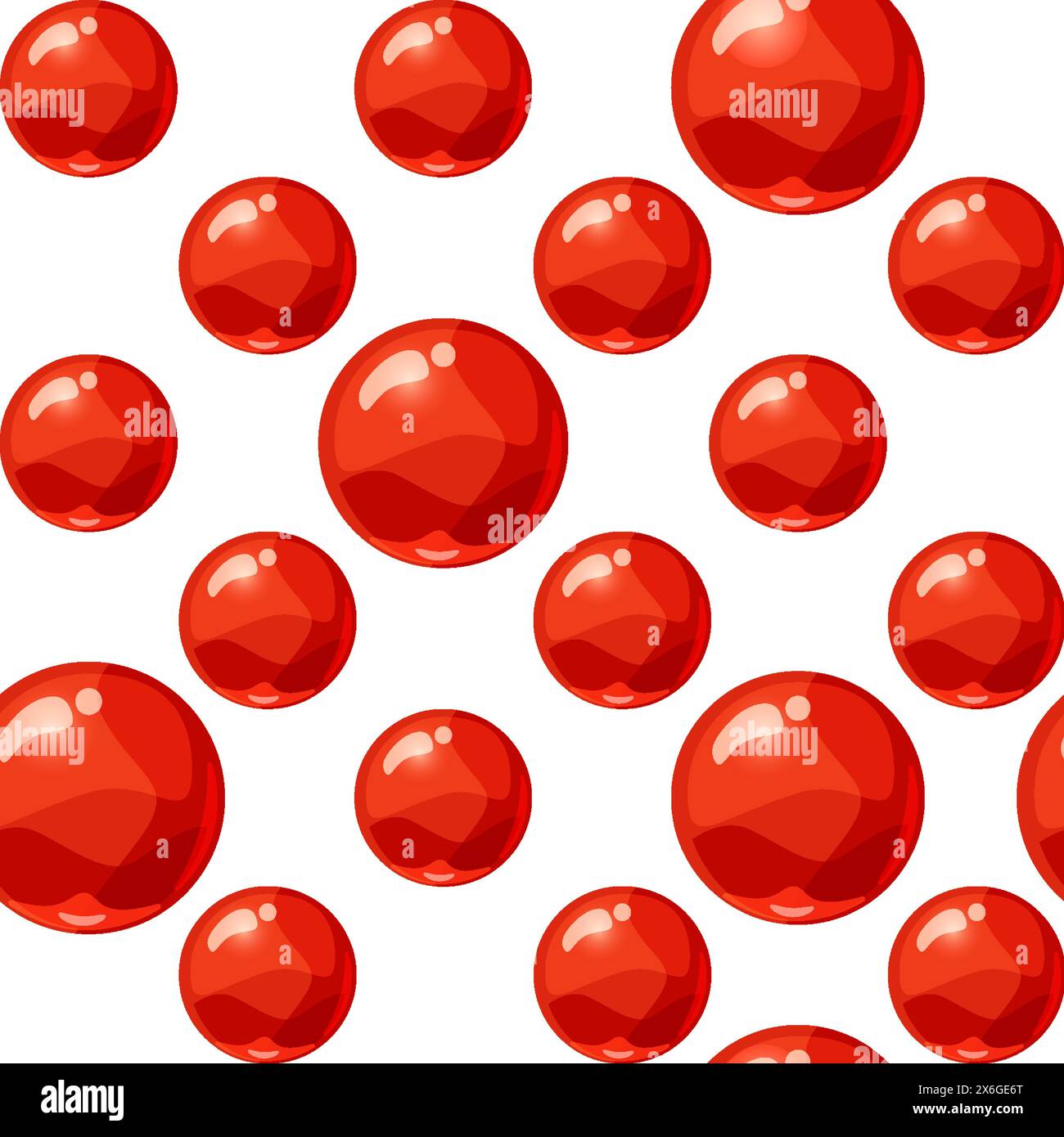 Colorful balls red seamless pattern Stock Vector Image & Art - Alamy