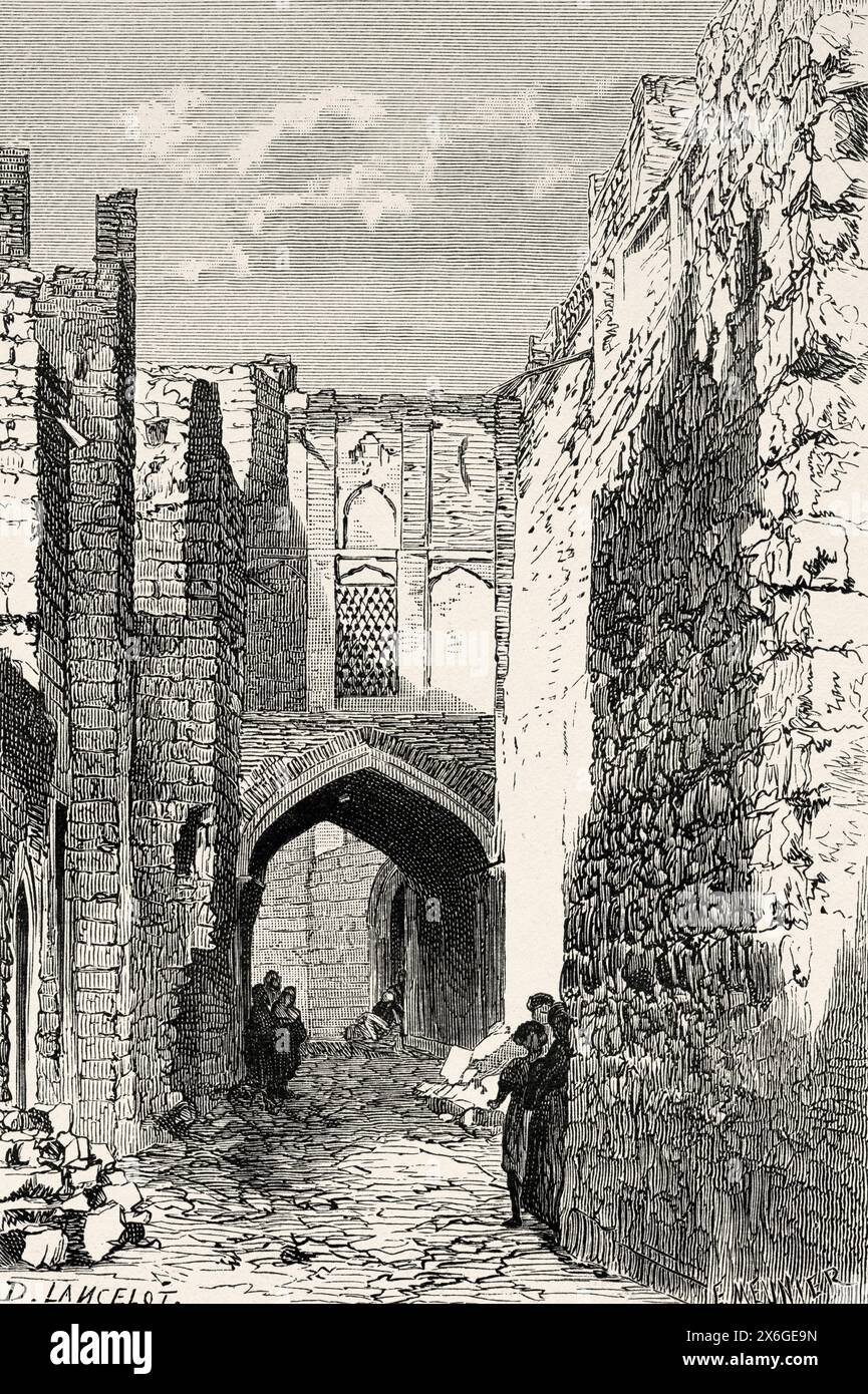 Middle east old scene black and white hi-res stock photography and ...