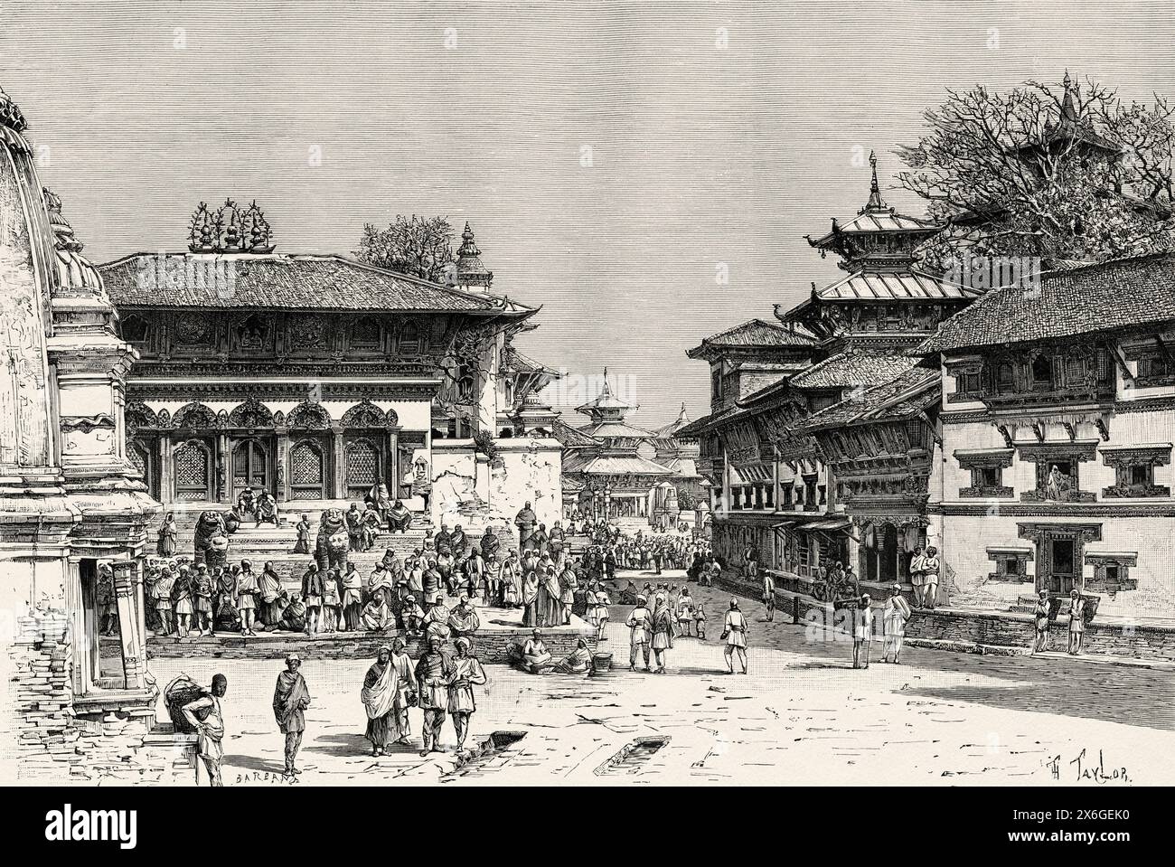 Royal Palace Complex. Durbar Square of Patan, Lalitpur, Kathmandu ...