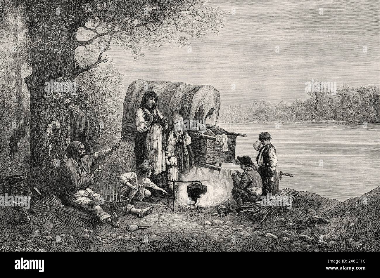 Rhine riverside family hi-res stock photography and images - Alamy