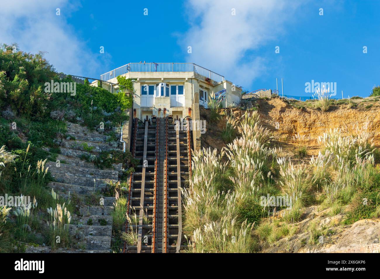 East Cliff, Bournemouth, UK - September 11th 2023: The East Cliff ...