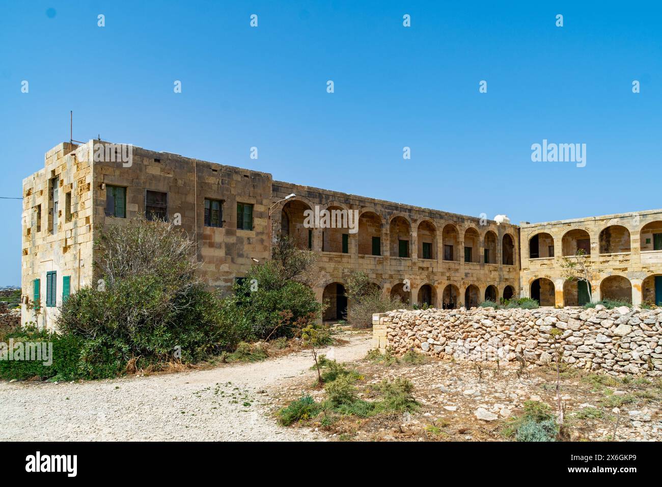 Comino, Malta - May 4th 2022: Il-Palazz (the Palace) built by the Order ...