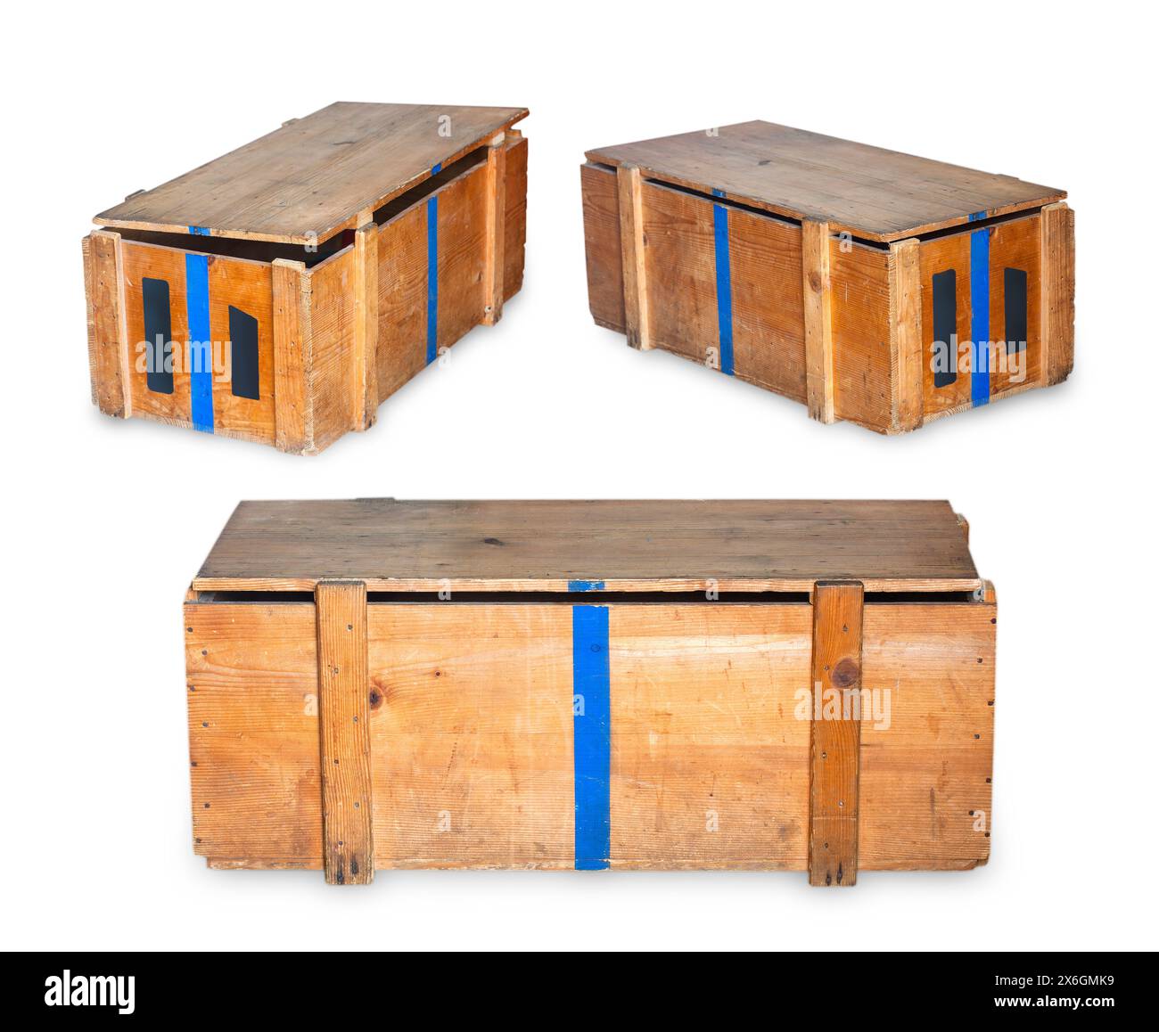 The set of military boxes on white background Stock Photo - Alamy