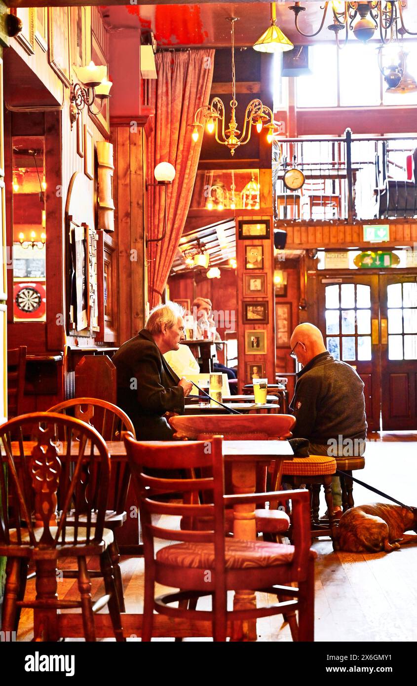 Afternoon drinks in the award winning number 15 pub in St Annes,UK ...