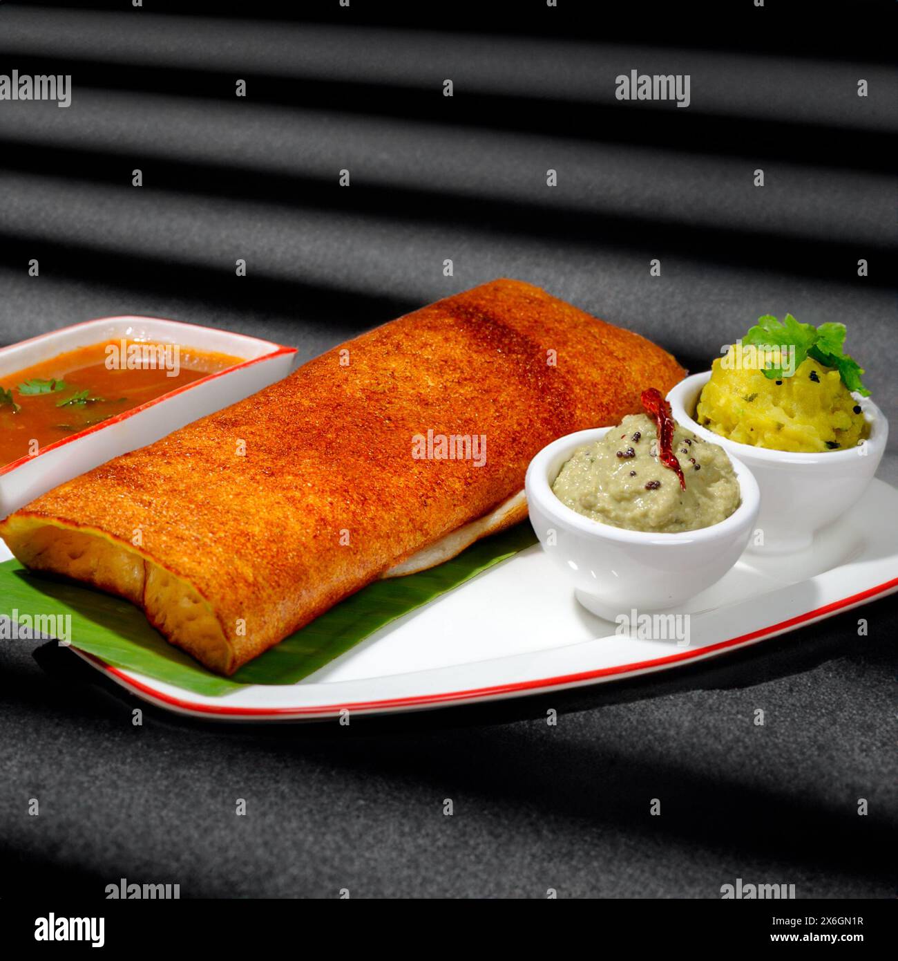 Indian masala dosa hi-res stock photography and images - Alamy