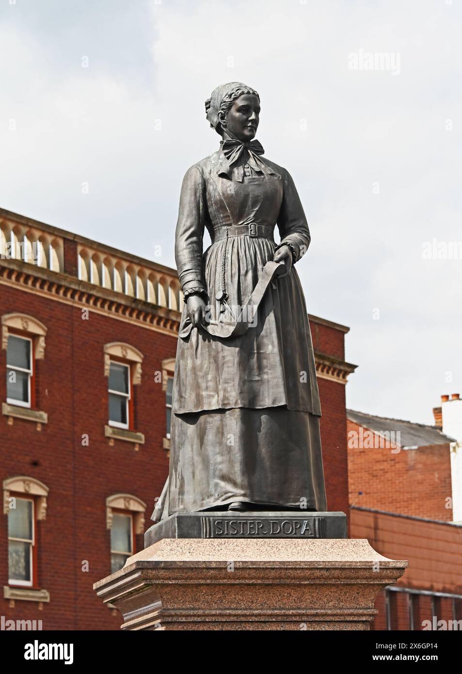 Statue of Sister Dora by Francis John Williamson. The Bridge, Walsall ...