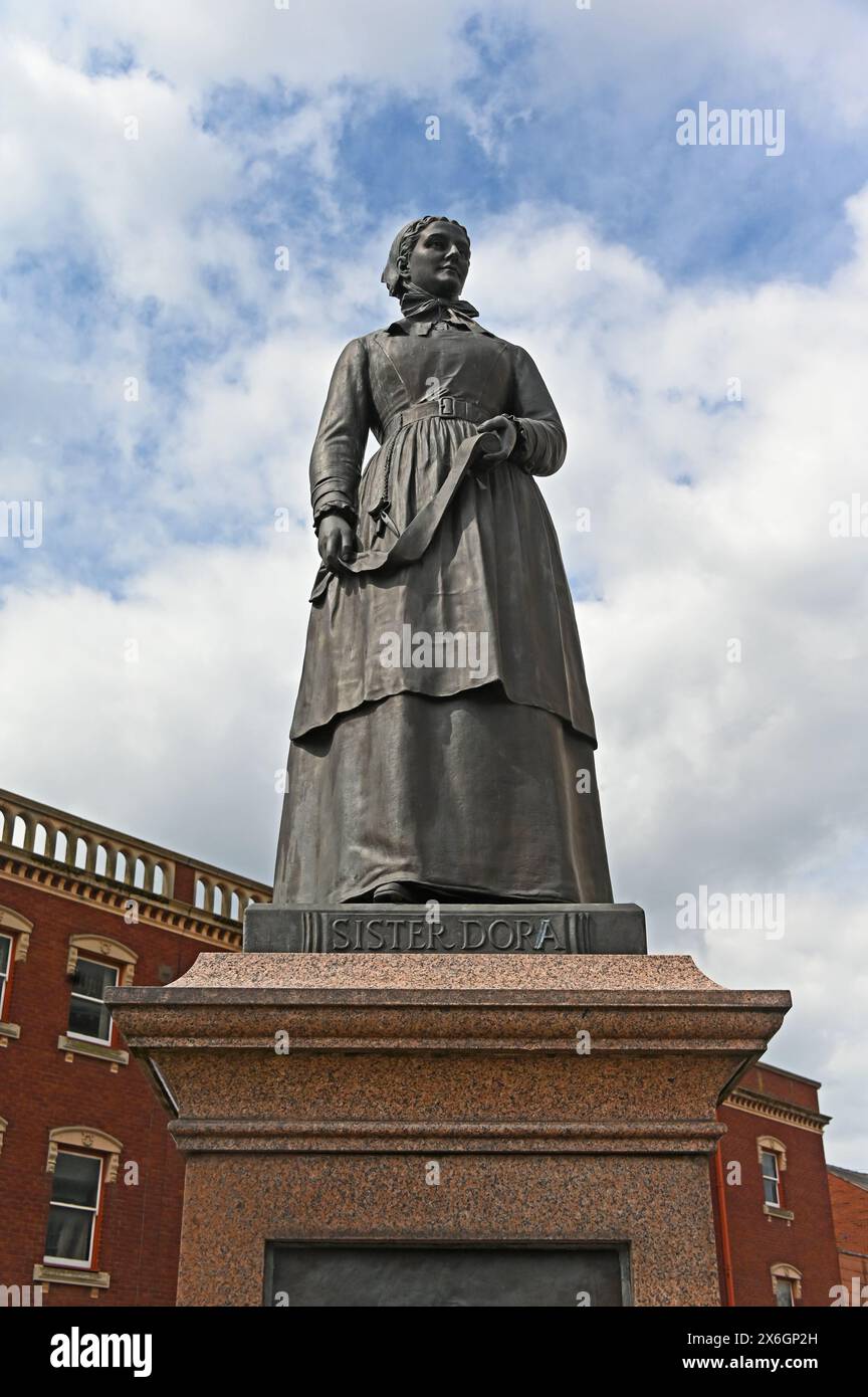 Statue of Sister Dora by Francis John Williamson. The Bridge, Walsall ...
