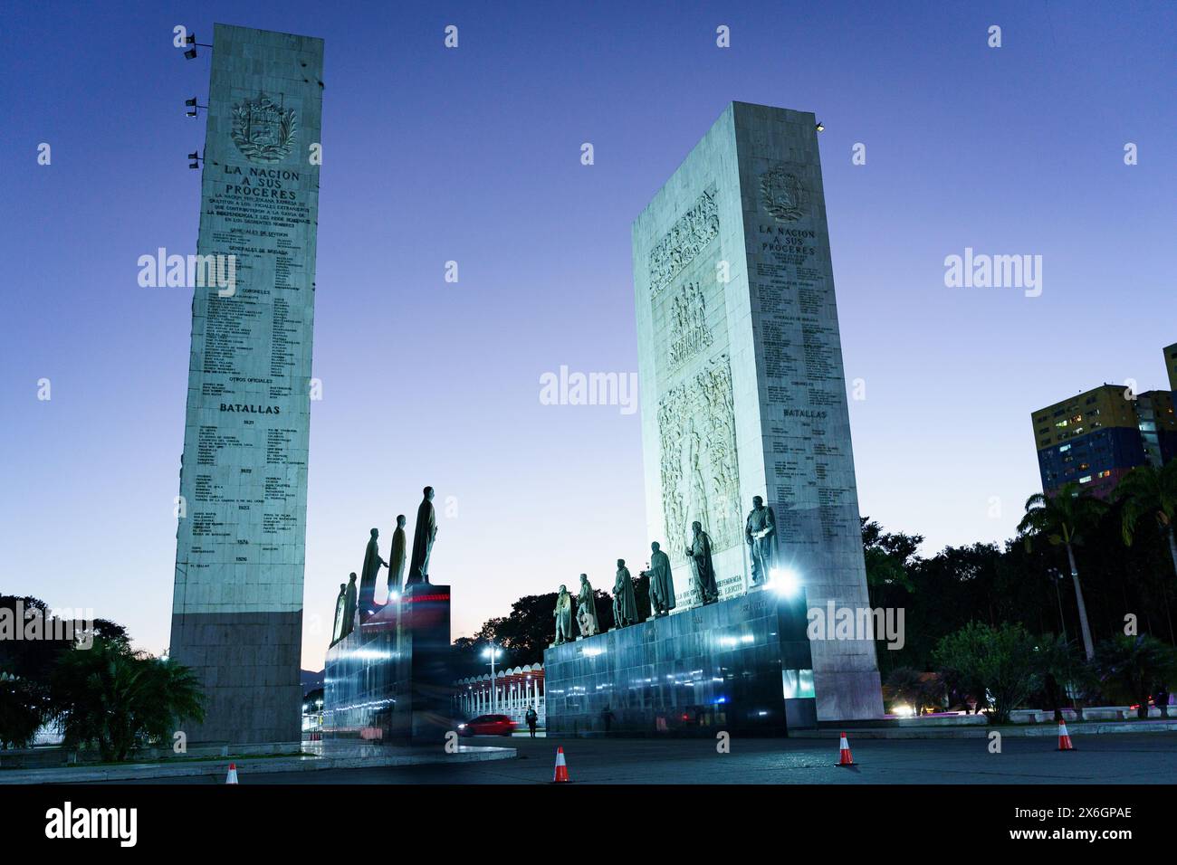 Caracas, Venezuela, 5 December 2024: view of the "Paseo Los Próceres ...