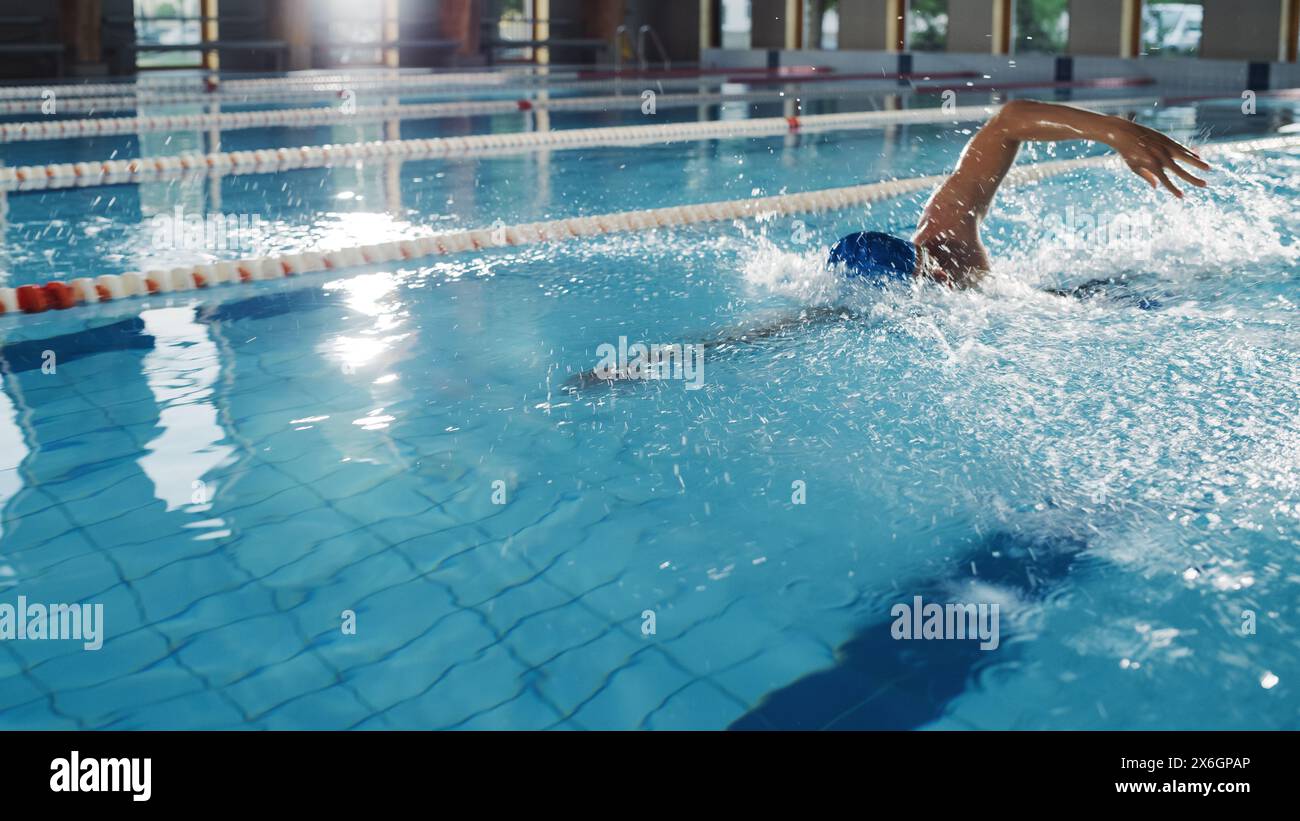 Freestyle swimmer slow motion hi-res stock photography and images - Alamy