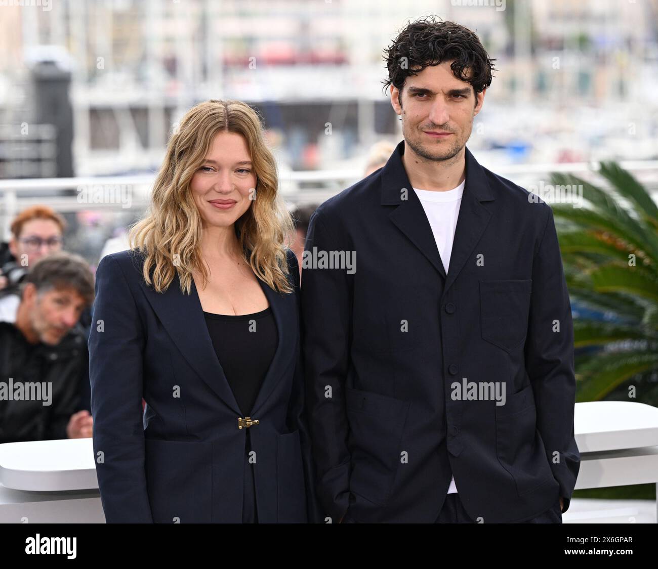 Lea Seydoux and Louis Garrel attend the "Le Deuxieme Act" (The Second ...