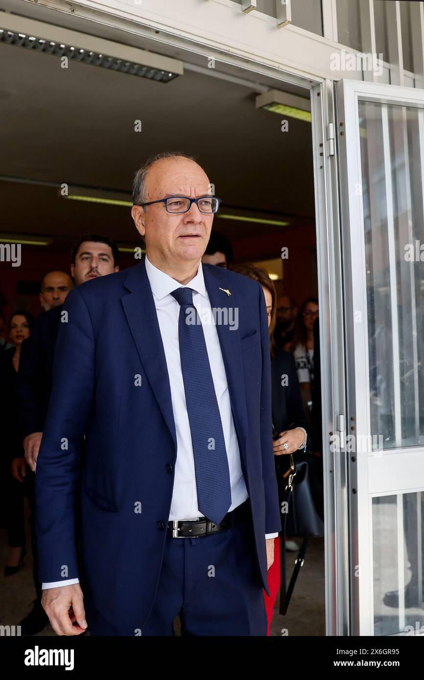 Roma, Italia. 15th May, 2024. Il Ministro dell'Istruzione e del Merito ...