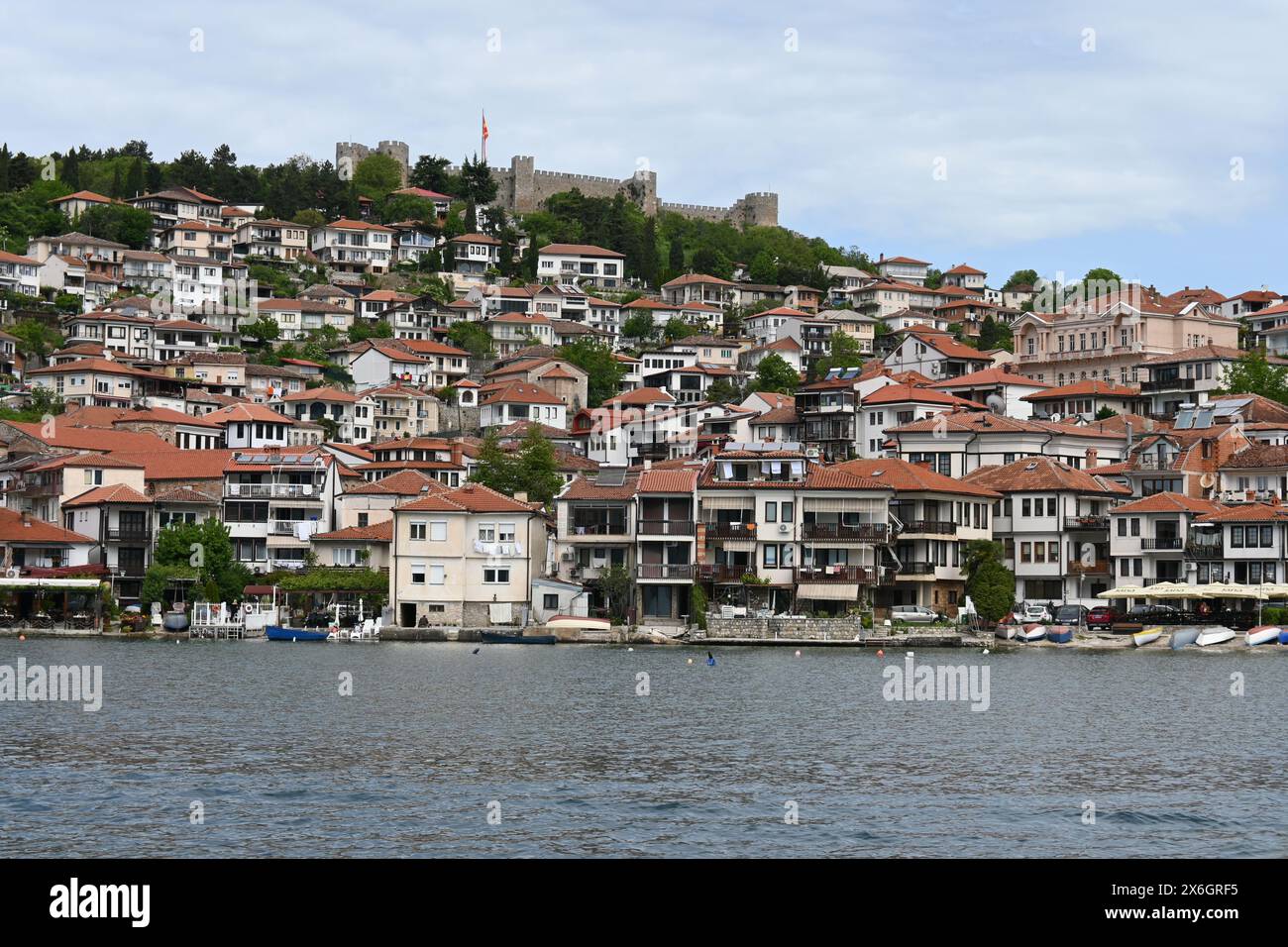 Lake boat in saint naum hi-res stock photography and images - Alamy