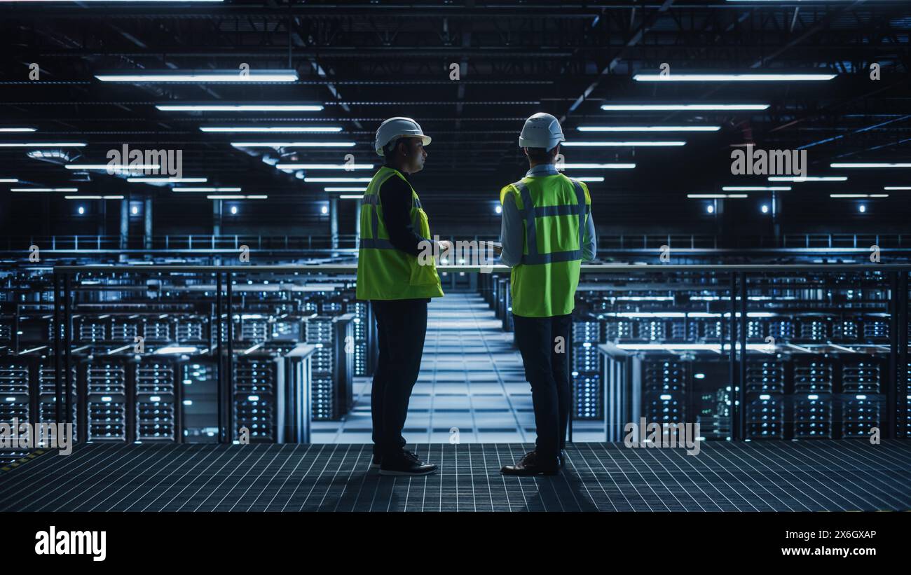 Data Center IT Specialist and System administrator Talk, Use Tablet ...