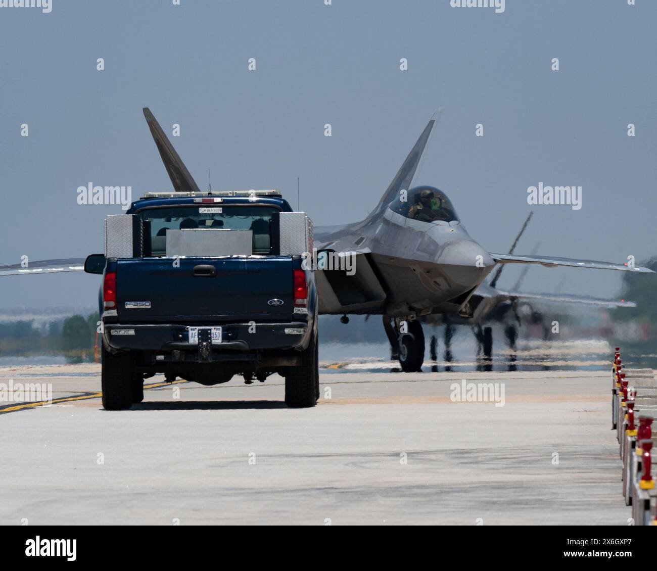 F-22 Raptors, assigned to the 19th and 199th Expeditionary Fighter ...