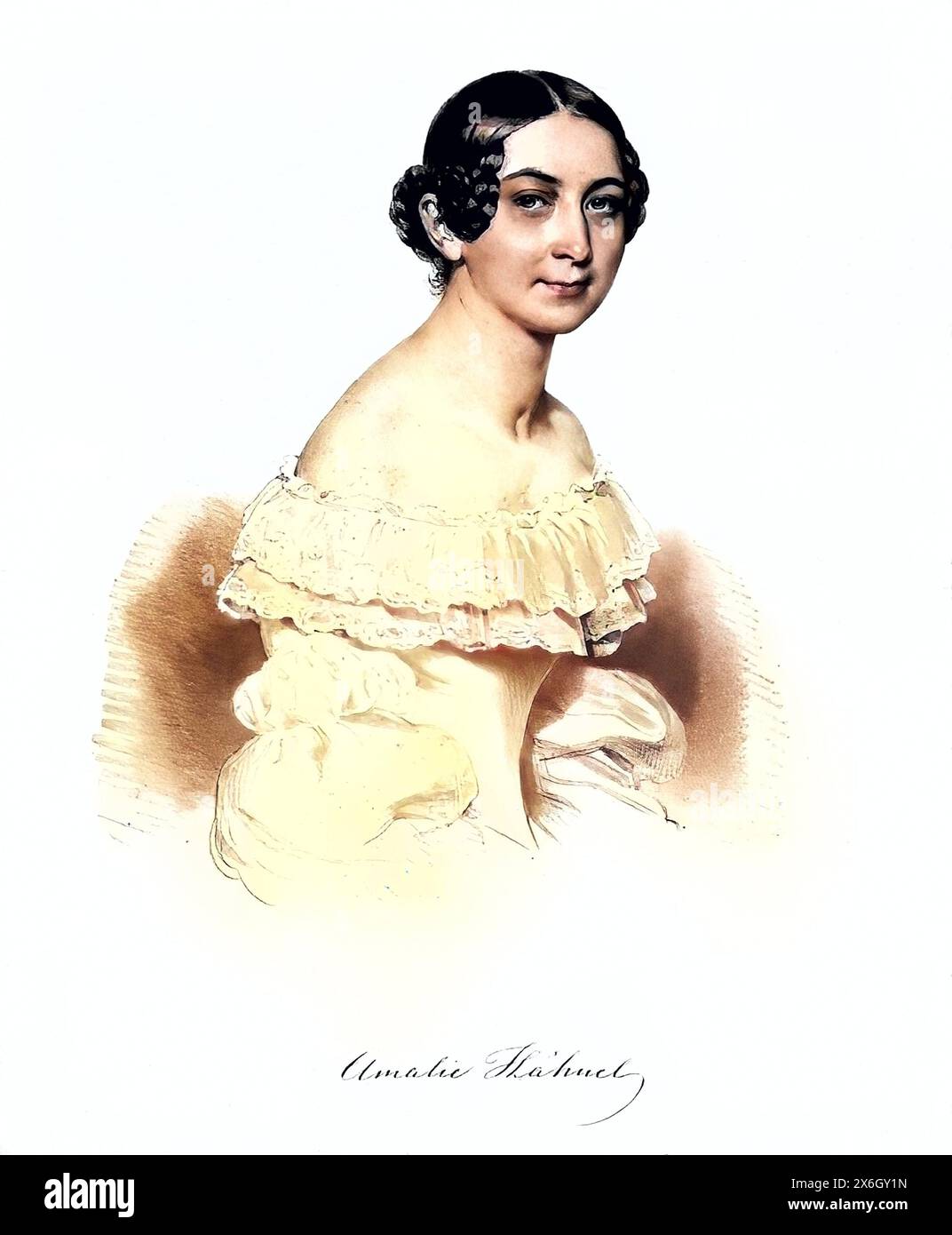 Amalie Haehnel, auch Amalie Haehnel, 1807 in Giesshuebel Boehmen A 1 2 ...