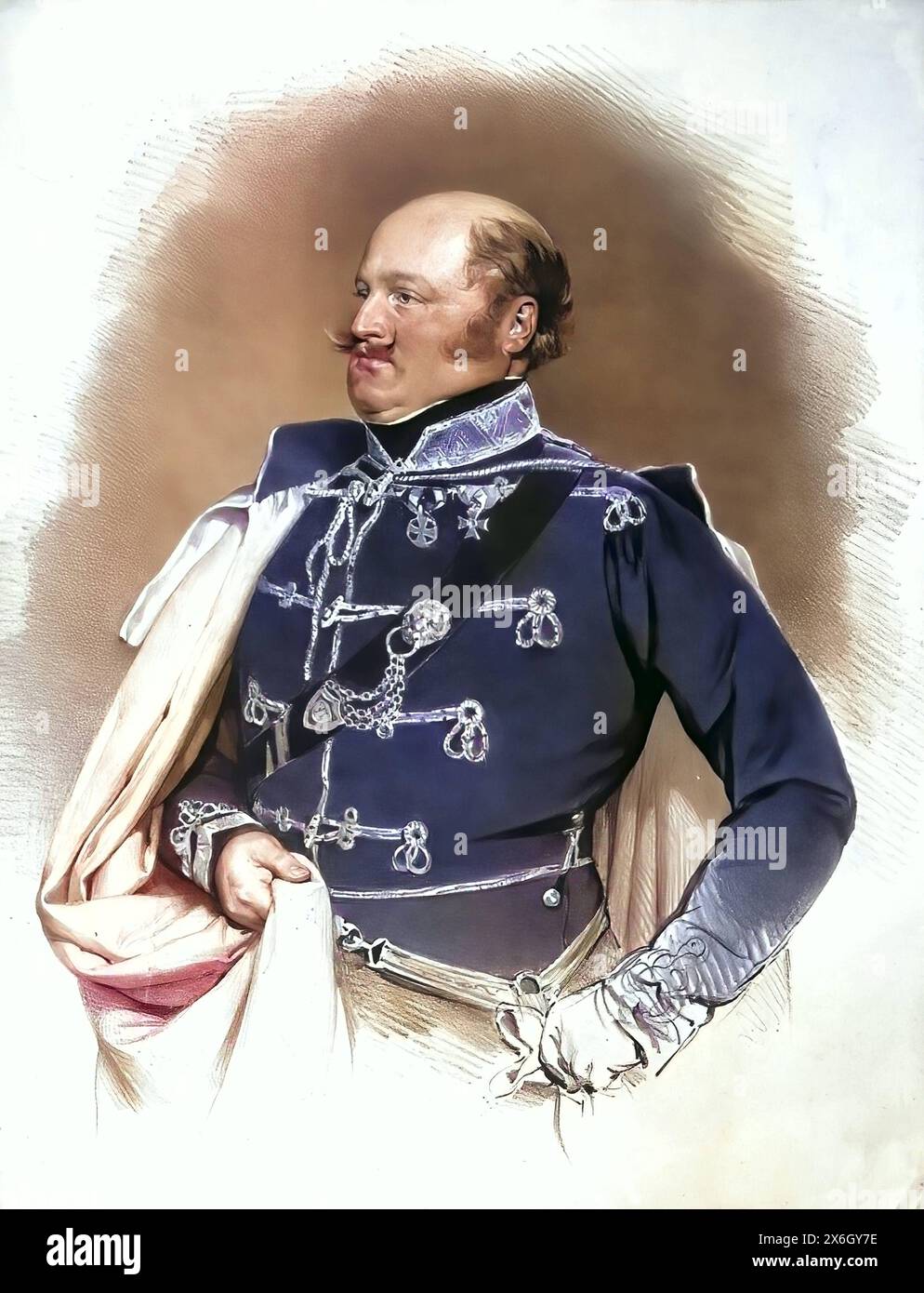 Anton Georg Christoph Graf Waldstein 1793-1848, oesterreichisch ...