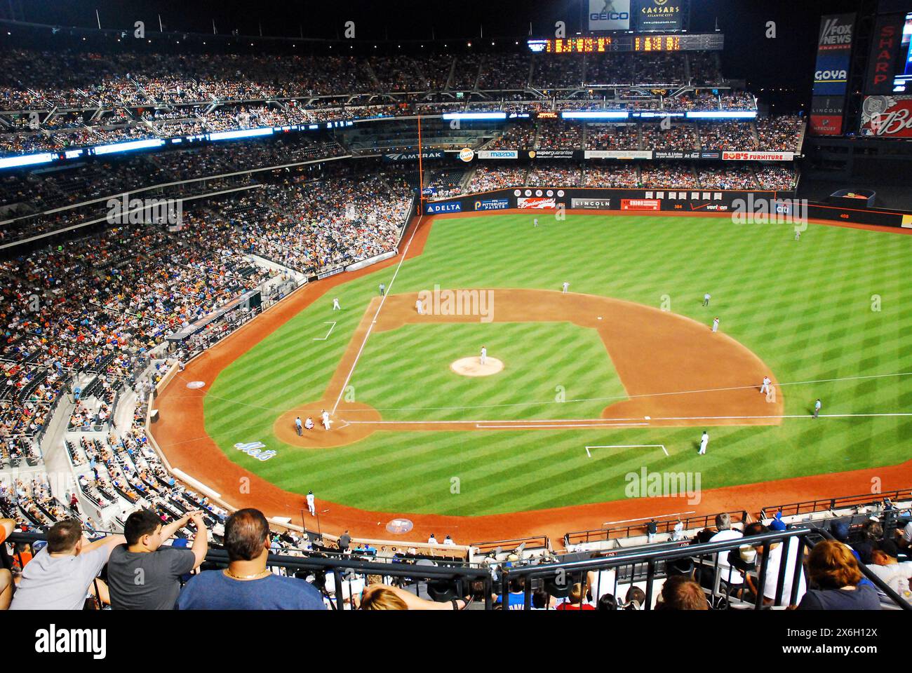 Fans enjoy a game with the New York Mets at Citifield in Flushing, New ...