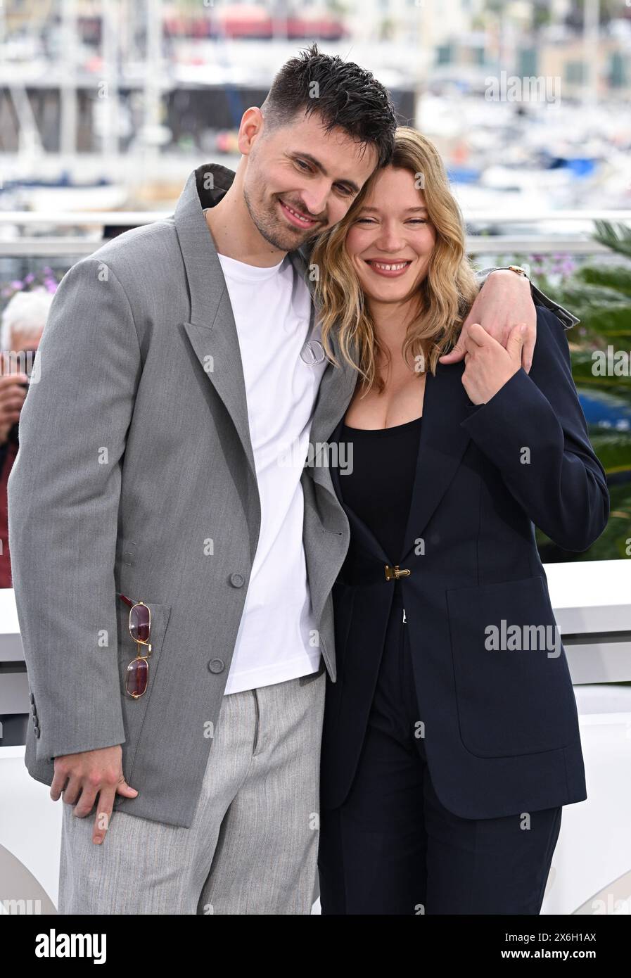 Cannes, France. May 15th, 2024. Raphael Quenard and Lea Seydoux ...