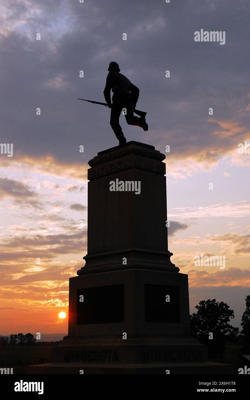 The First Minnesota regiment in Gettysburg National Military Park ...