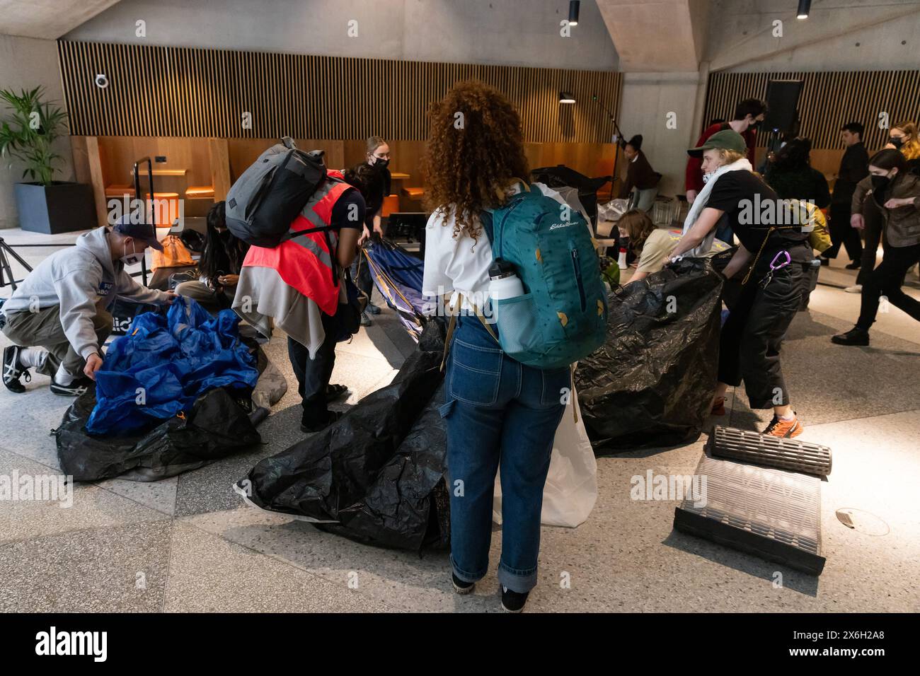 London, UK. 14th May, 2024. Students from the London School of ...