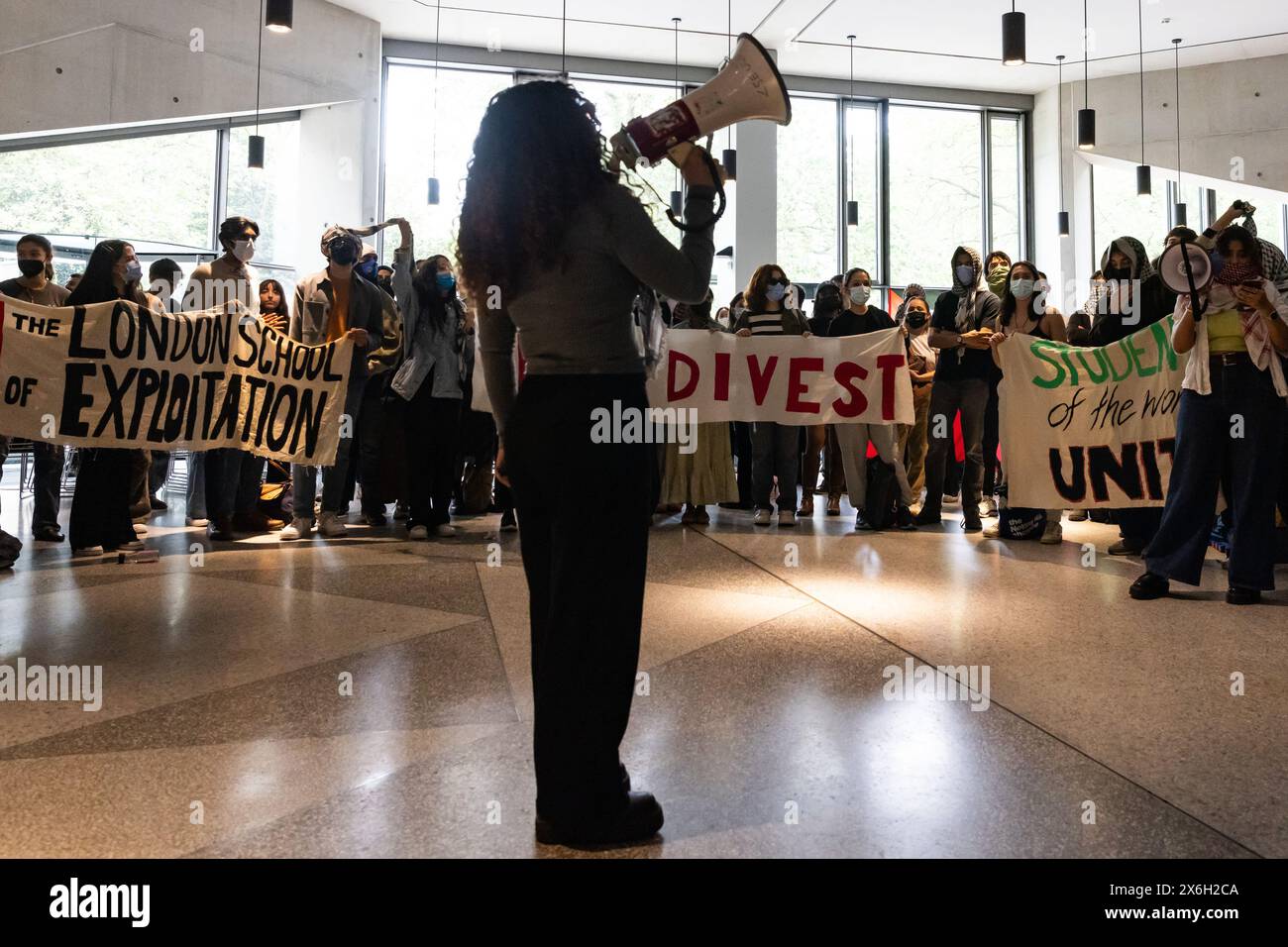 London, UK. 14th May, 2024. Students from the London School of ...