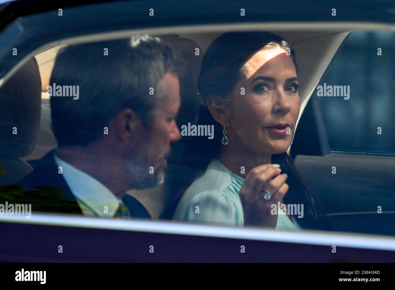 Oslo 20240515.King Frederik and Queen Mary of Denmark arrive at the ...