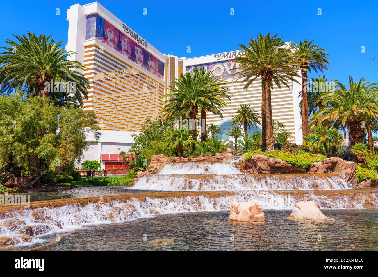 Las Vegas, Nevada - April 13, 2024: Daytime View of the Mirage Hotel and Casino on the Vibrant ...
