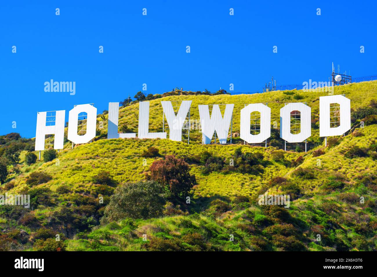 Los Angeles, California - April 11, 2024: Hollywood Sign Framed with ...